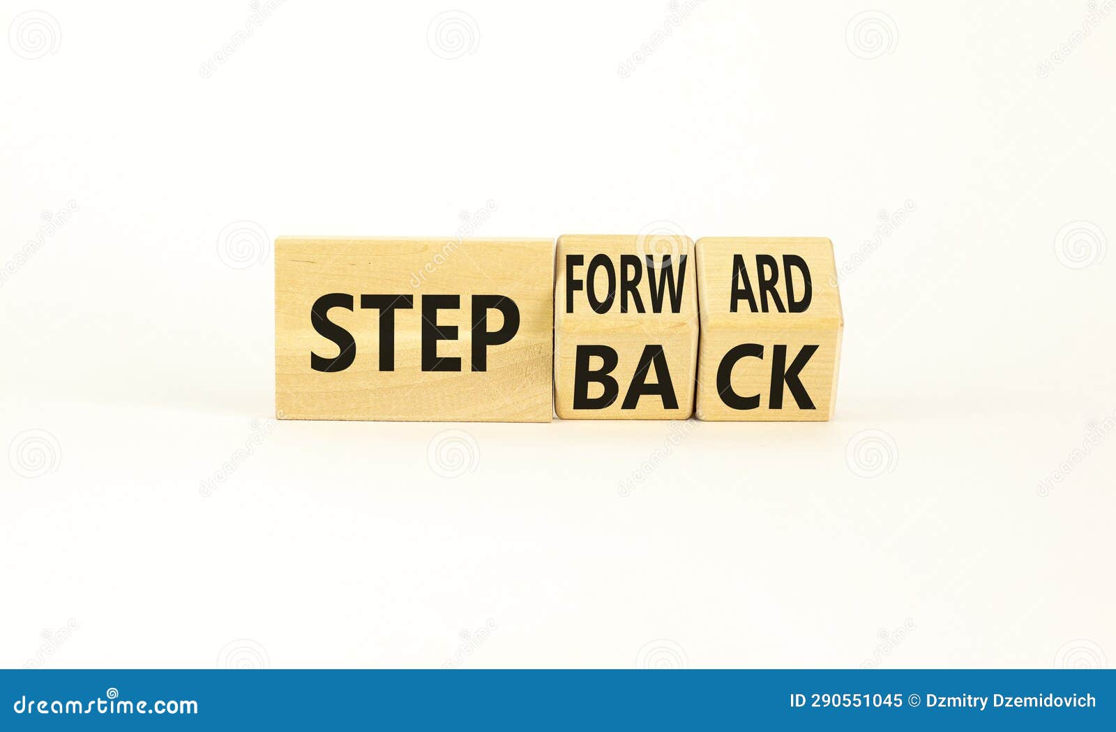 Step Back Or Forward Symbol. Concept Words Step Back Step Forward On ...