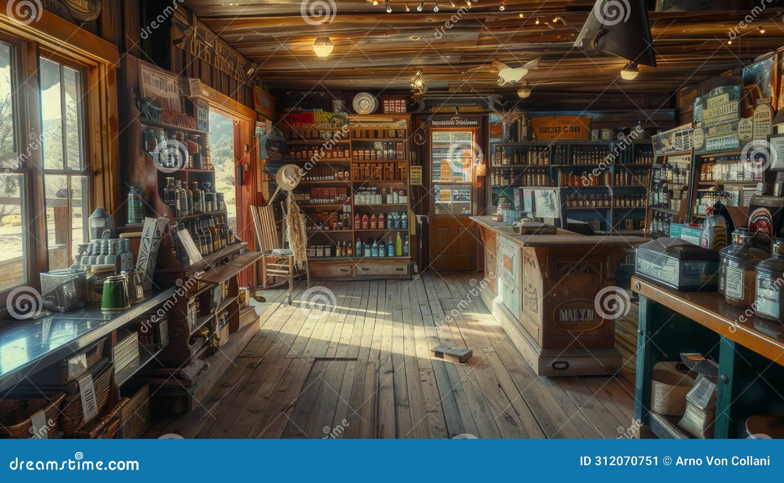 Wild West General Store: Relive the Frontier Shopping Experience Stock ...