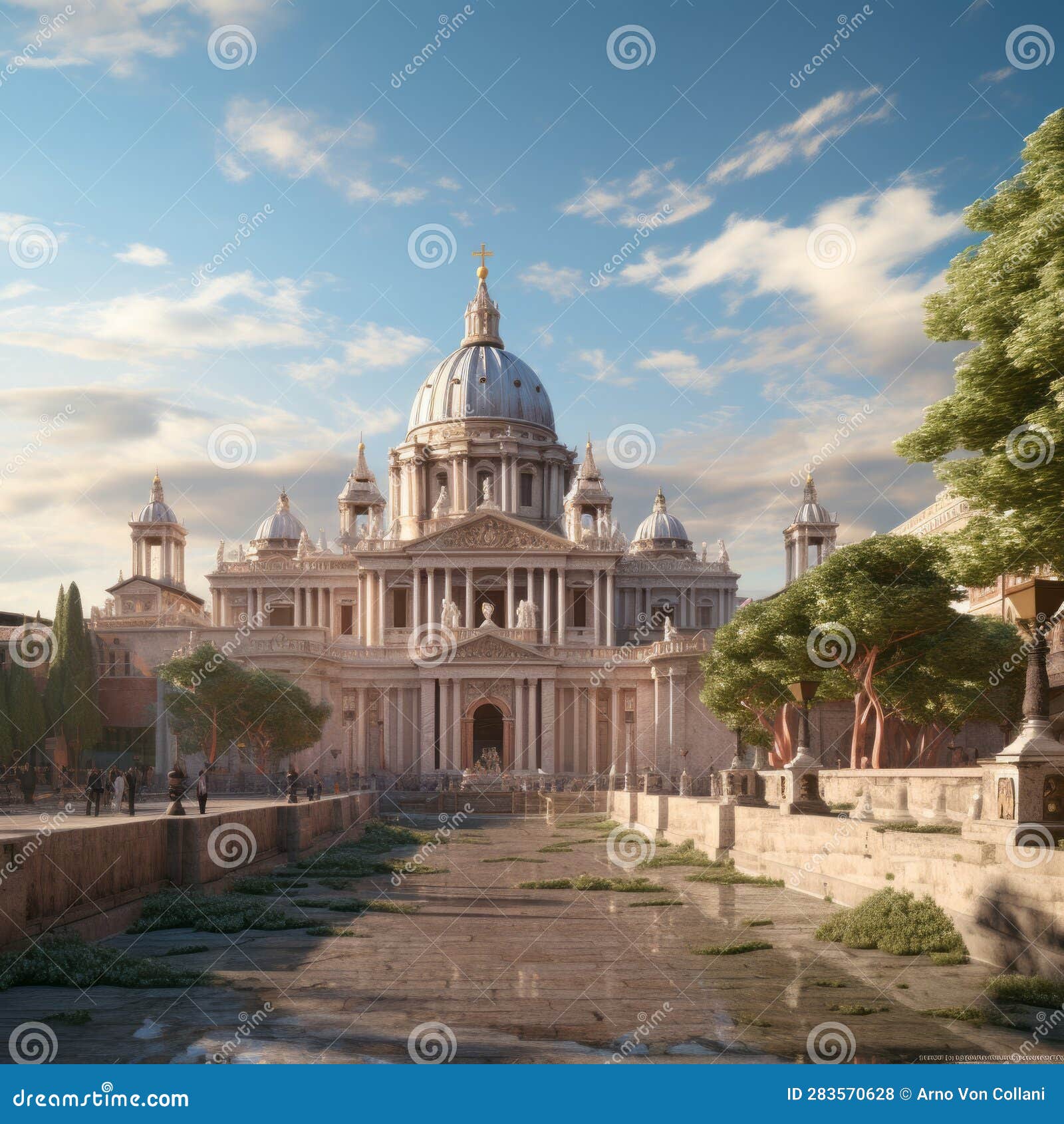 Imperial Grandeur: the Capitol of Ancient Rome Revealed Stock ...