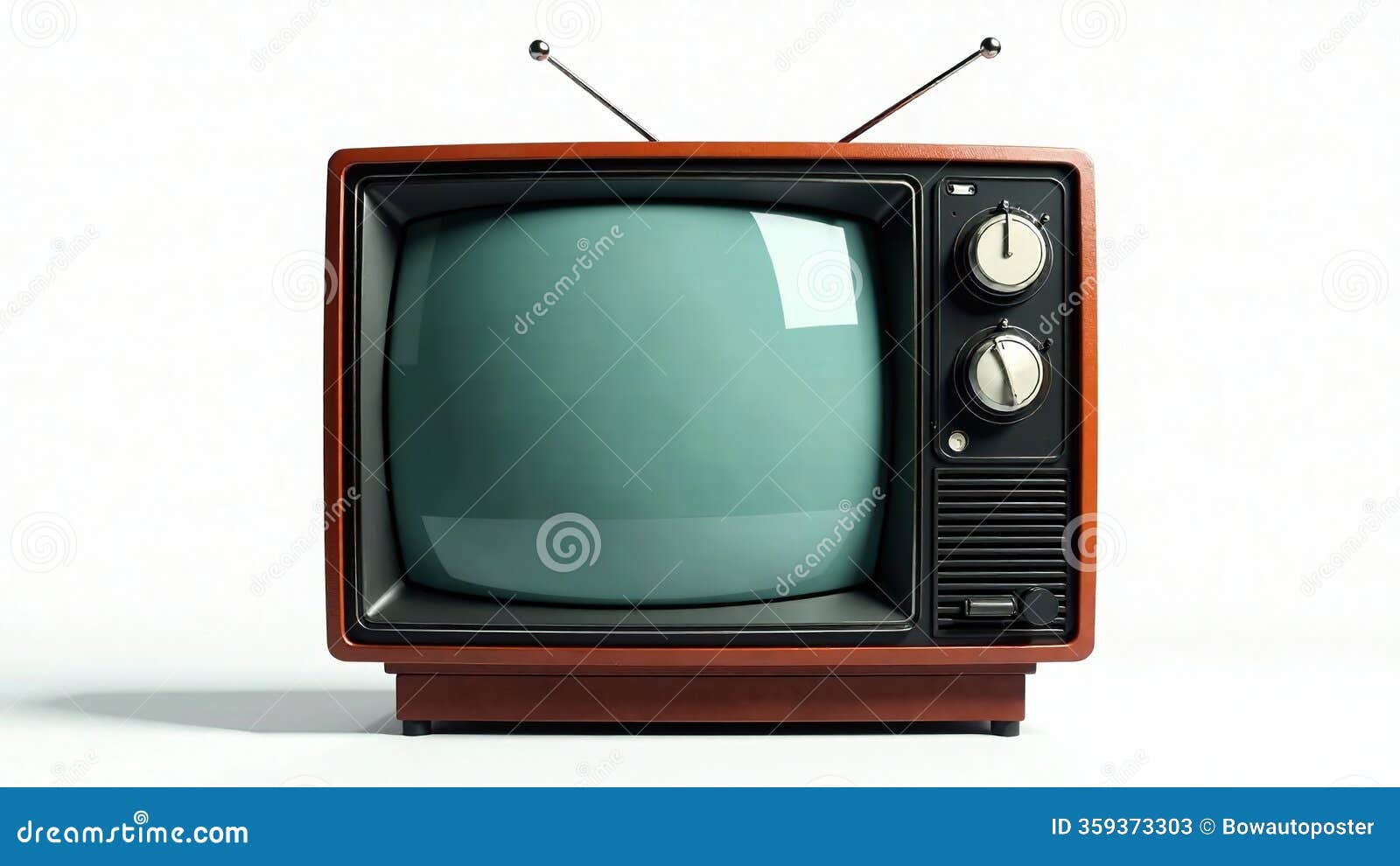 Nostalgic Retro Television a Detailed Look at a Pixelated Vintage TV ...