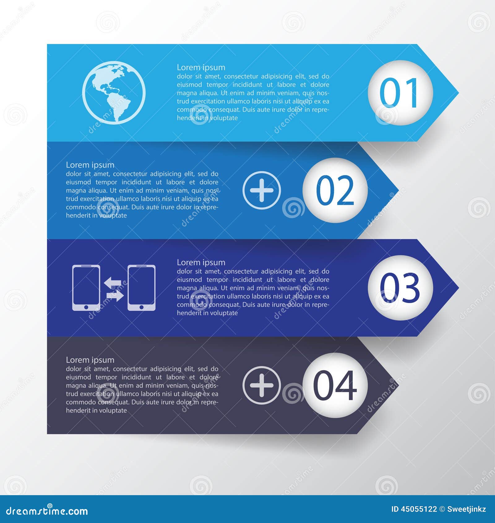 Step Banner Design Template.Vector/Illustration. Stock Vector ...