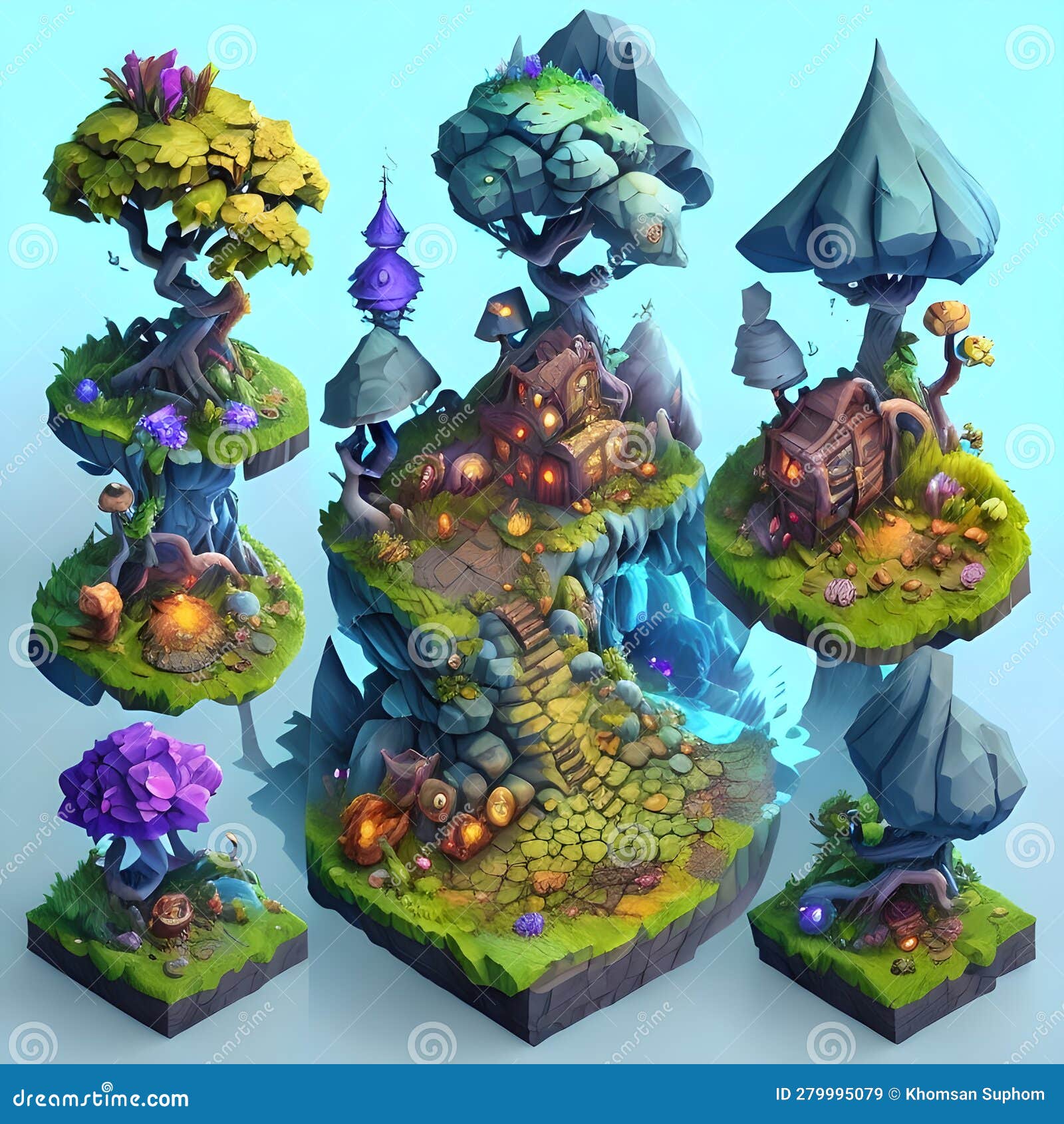 Immersive Fantasy Island: Stylized Game Assets for Detailed and Vivid ...