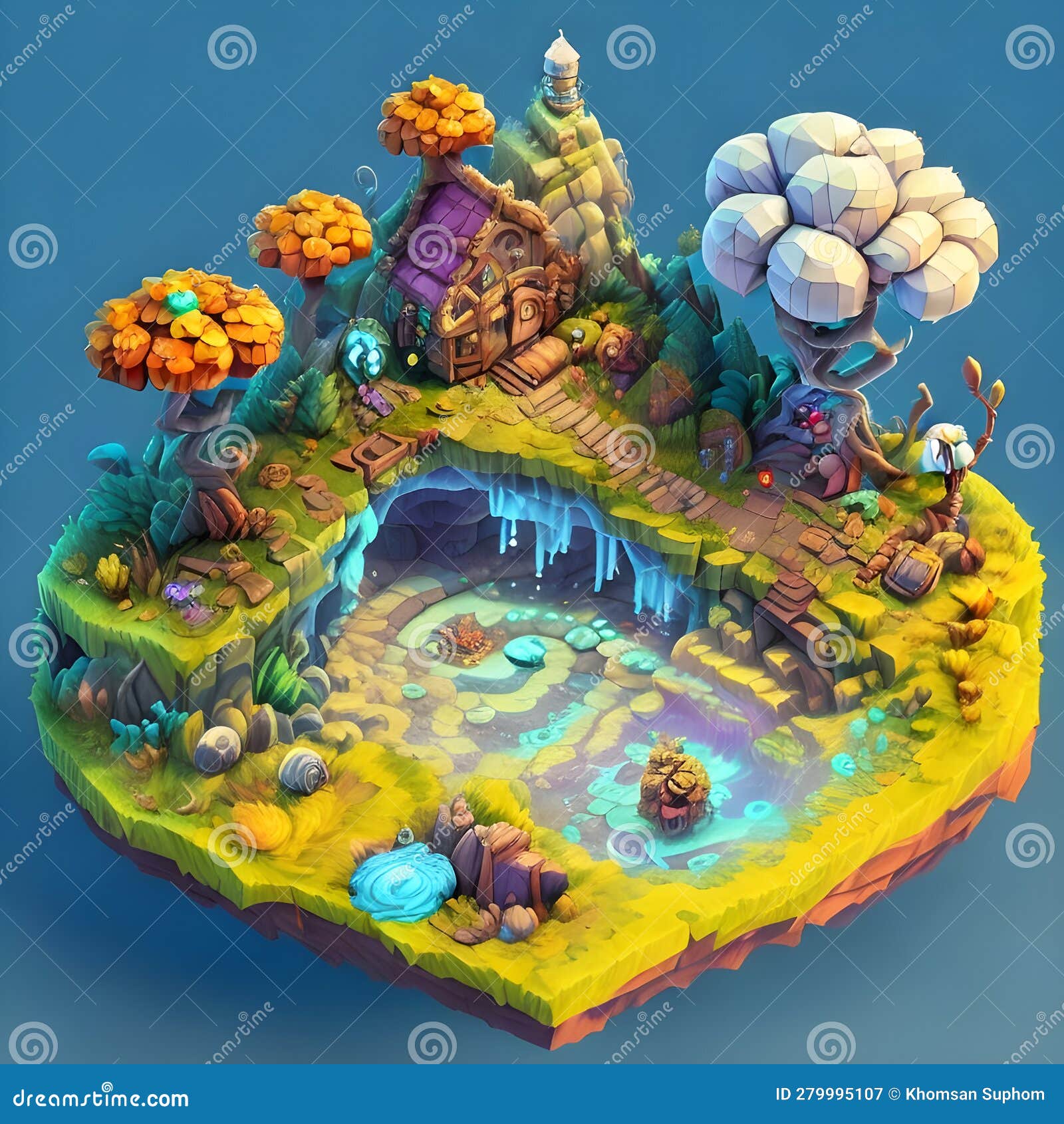 Immersive Fantasy Island: Stylized Game Assets for Detailed and Vivid ...