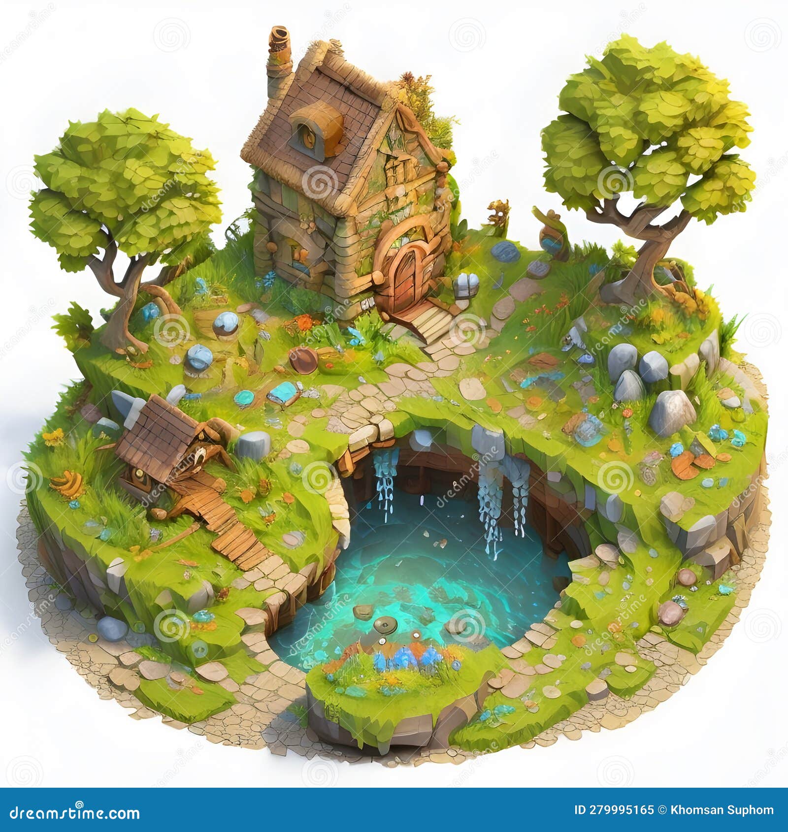 Immersive Fantasy Island: Stylized Game Assets for Detailed and Vivid ...
