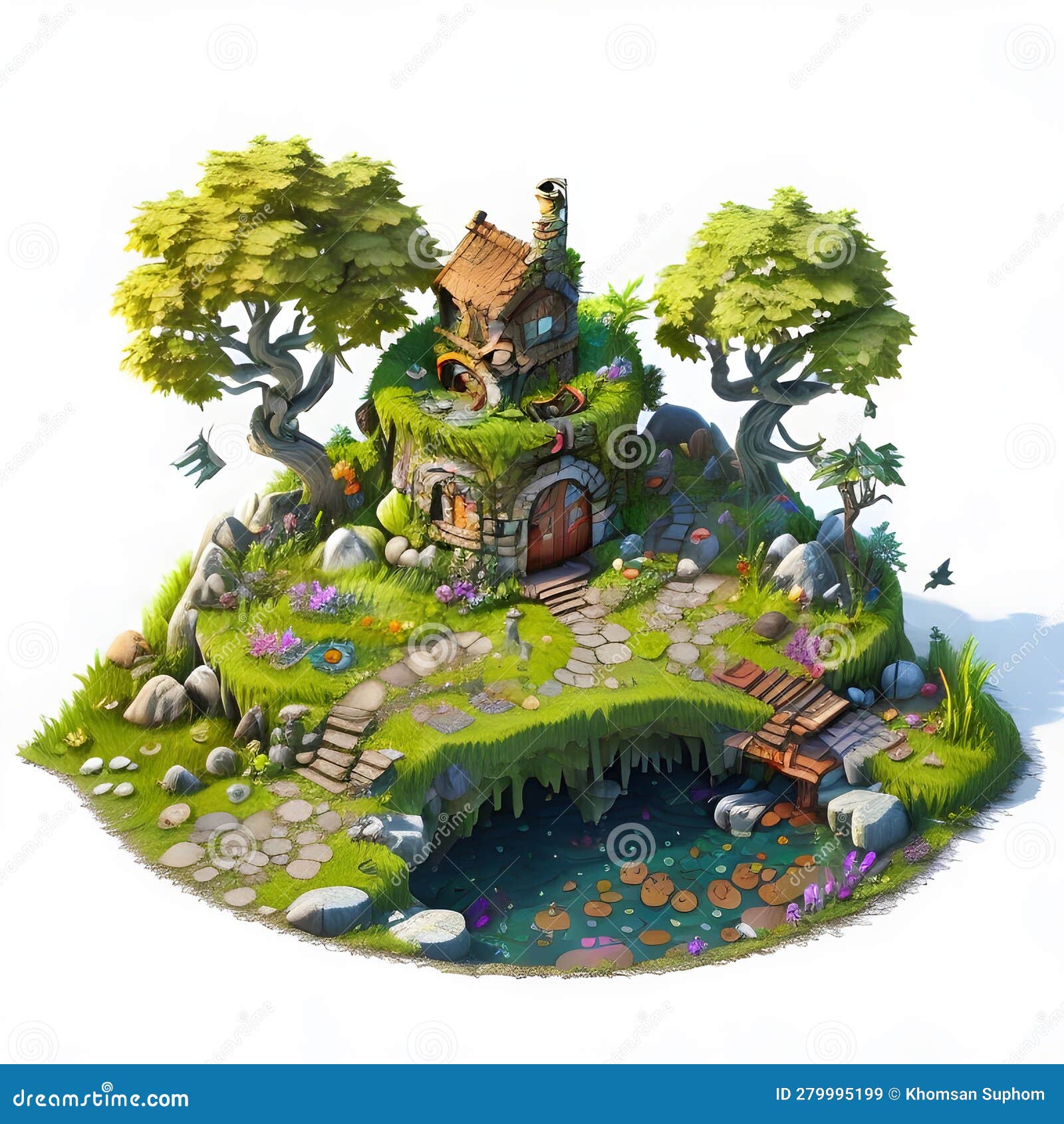 Immersive Fantasy Island: Stylized Game Assets for Detailed and Vivid ...