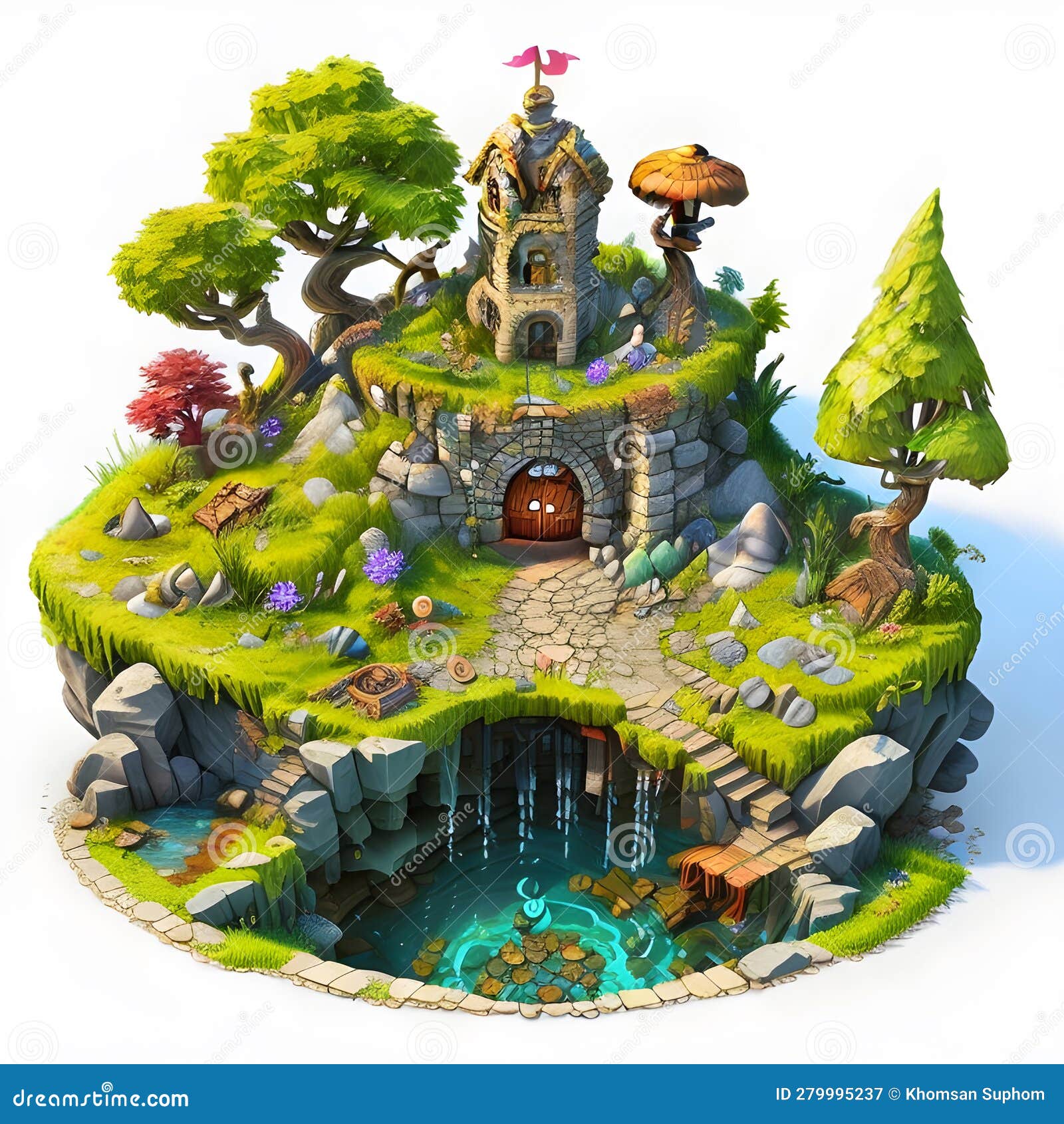 Immersive Fantasy Island: Stylized Game Assets for Detailed and Vivid ...