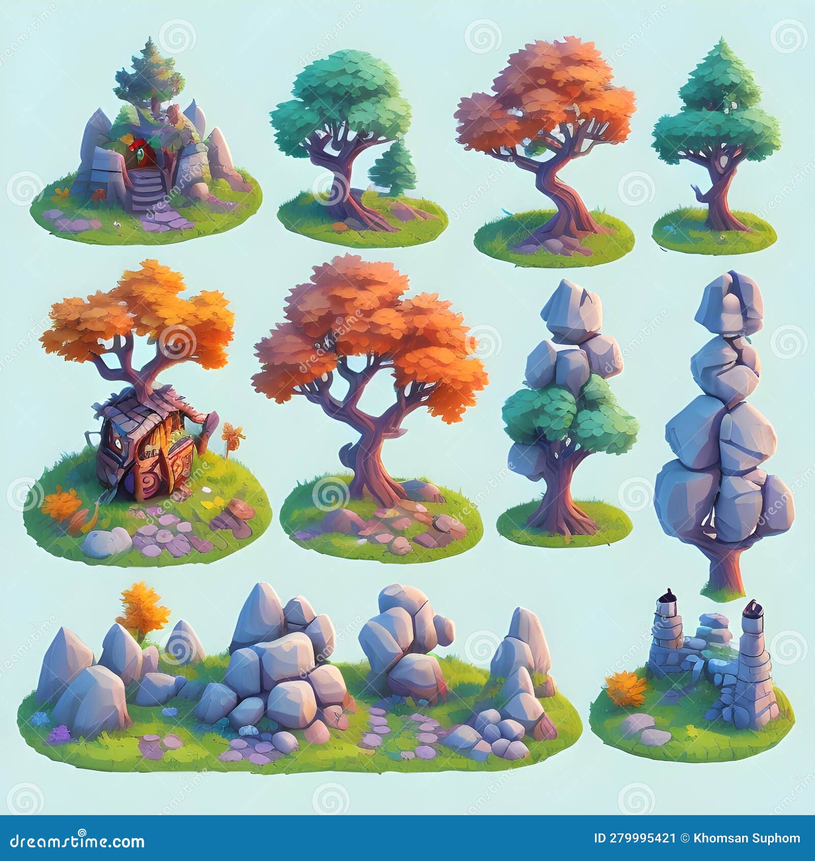 Immersive Fantasy Island: Stylized Game Assets for Detailed and Vivid ...