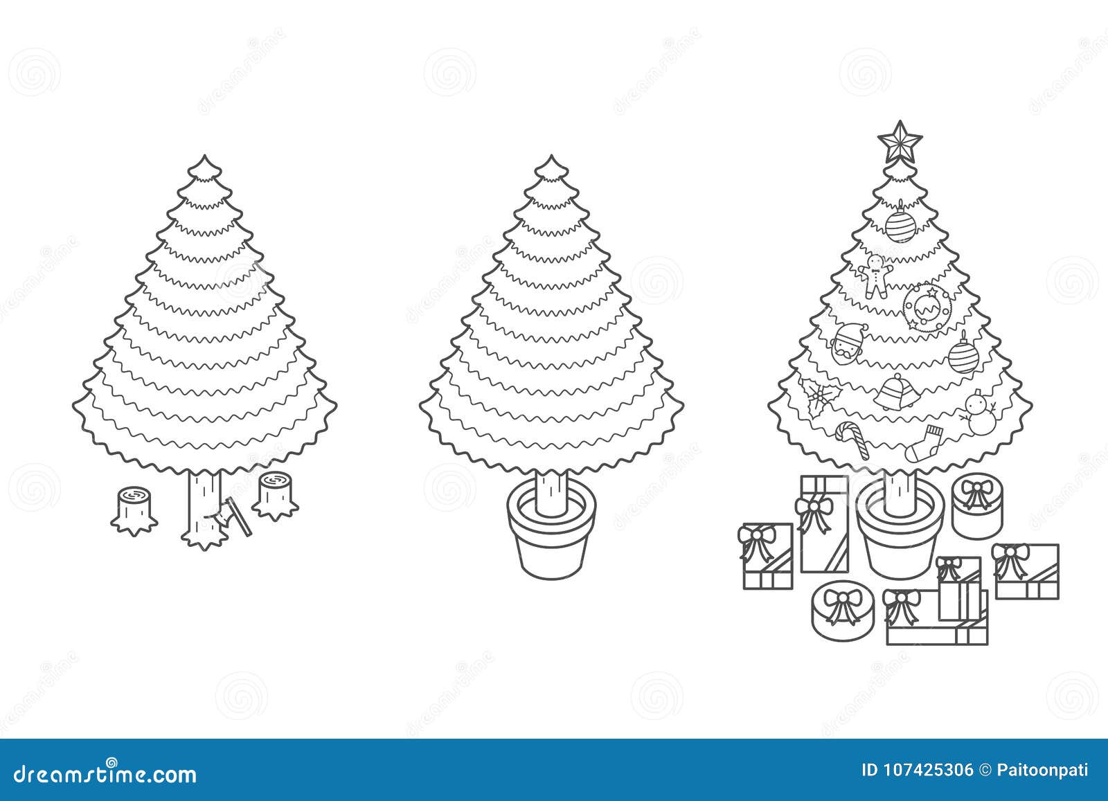 Chopping Tree White Background Stock Illustrations – 411 Chopping Tree ...