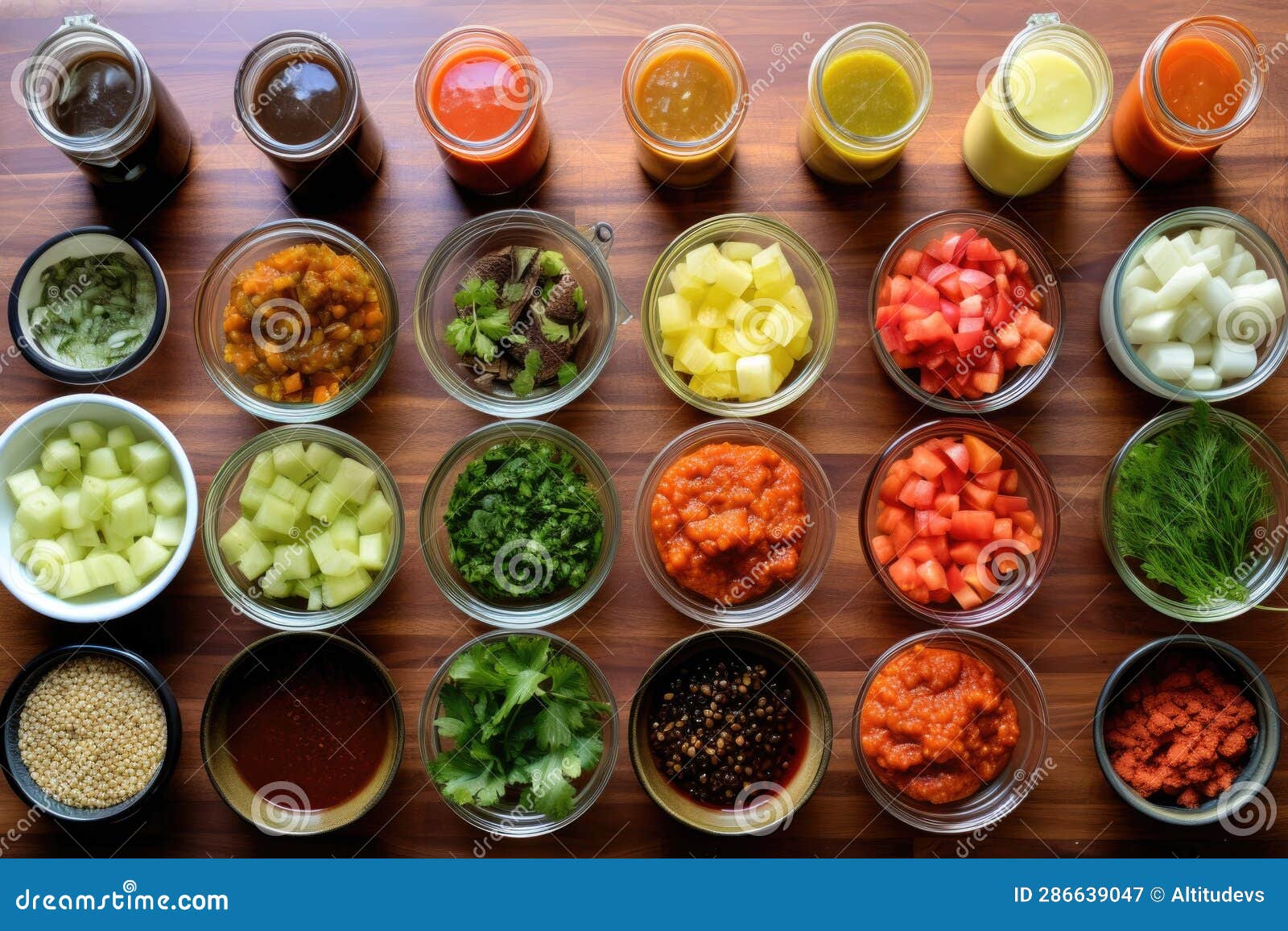 Step-by-step Chutney Making Process in a Grid-style Layout Stock ...