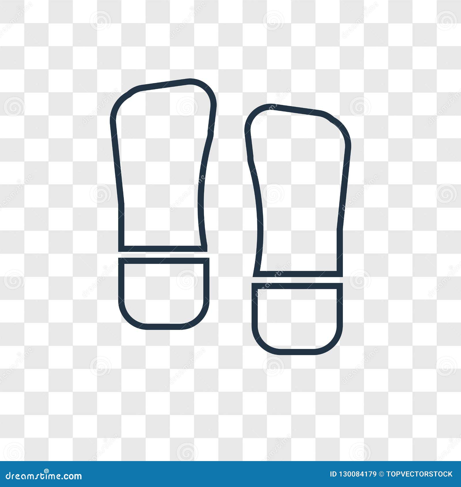 Step Concept Vector Linear Icon Isolated on Transparent Background ...