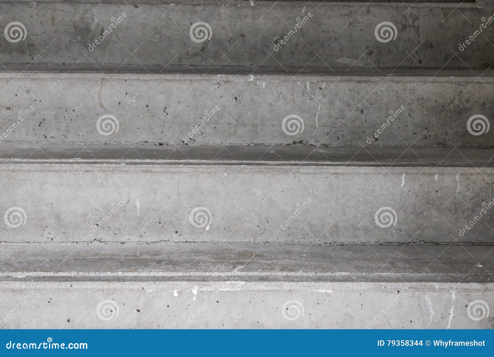 Step of Concrete Stair on a Top and Front View Stock Photo - Image of ...