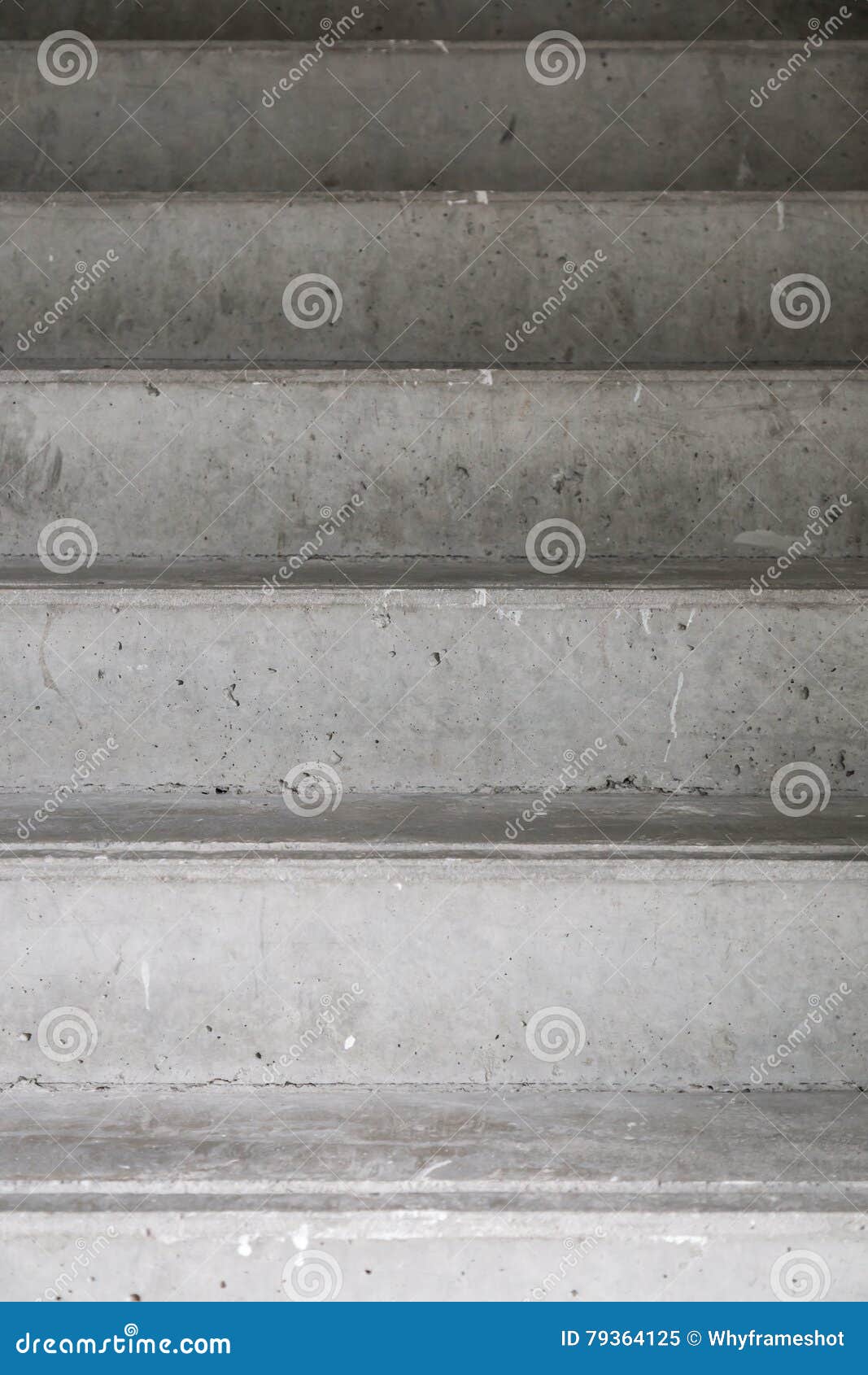 Step of Concrete Stair on a Top and Front View Stock Image - Image of ...
