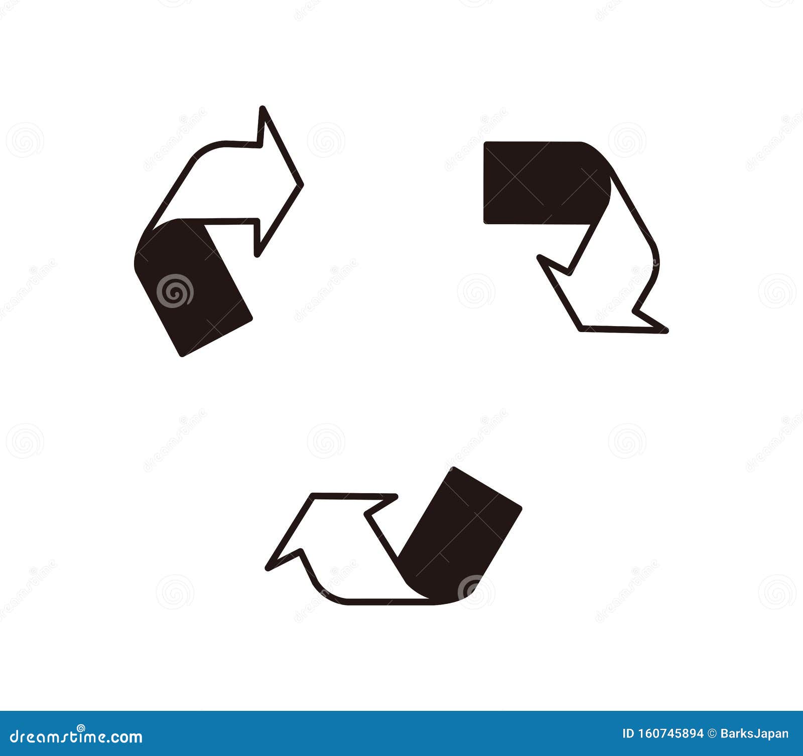 3 Step Cycle Illustration / Blank Space Stock Vector - Illustration of ...