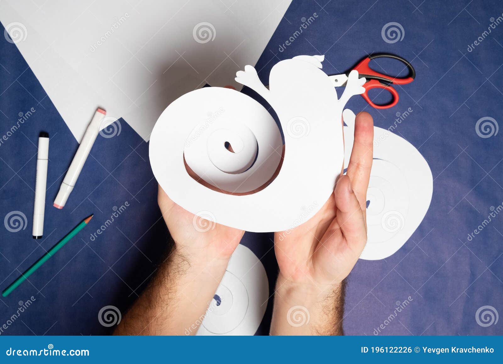 Step 7. DIY Halloween Paper Ghost. Halloween Craft Step by Step ...