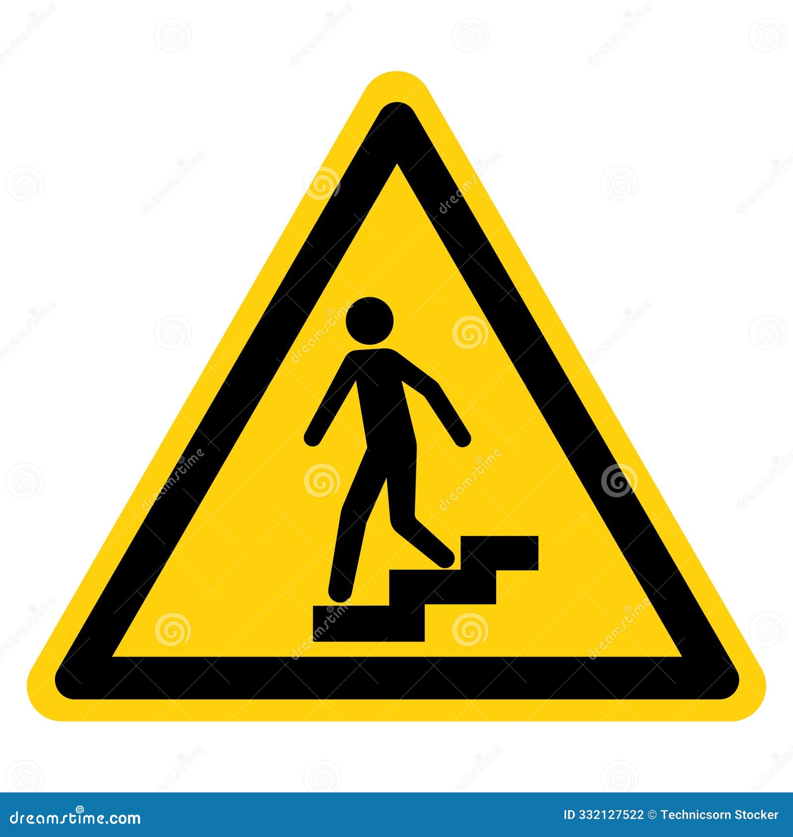 Step Down Symbol Sign, Vector Illustration, Isolate on White Background ...