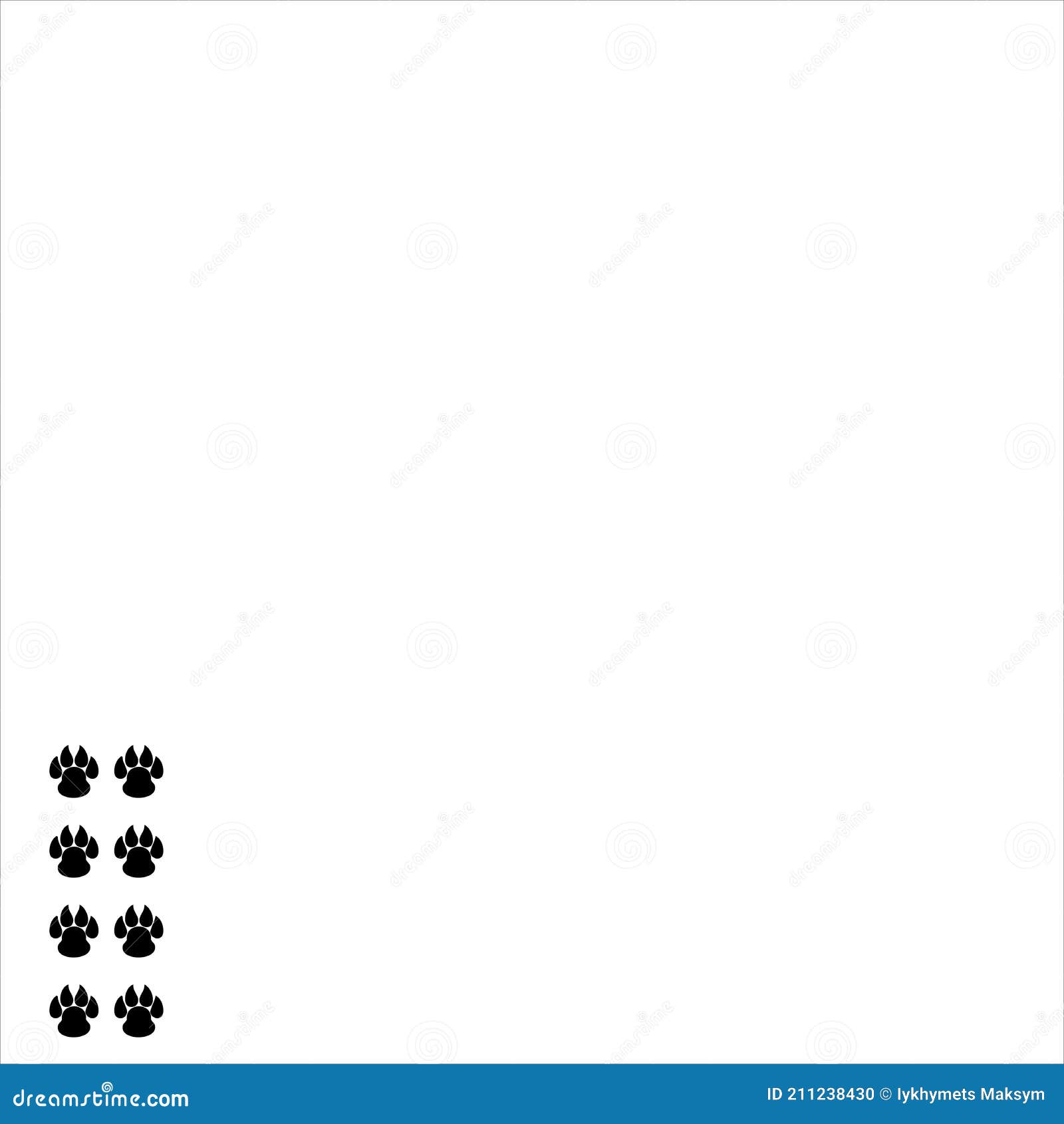 Step Footprints Paths, Vector Icon Illustration. Isolated on White ... Step Footprints Paths, Vector Icon Illustration. Isolated on White ...