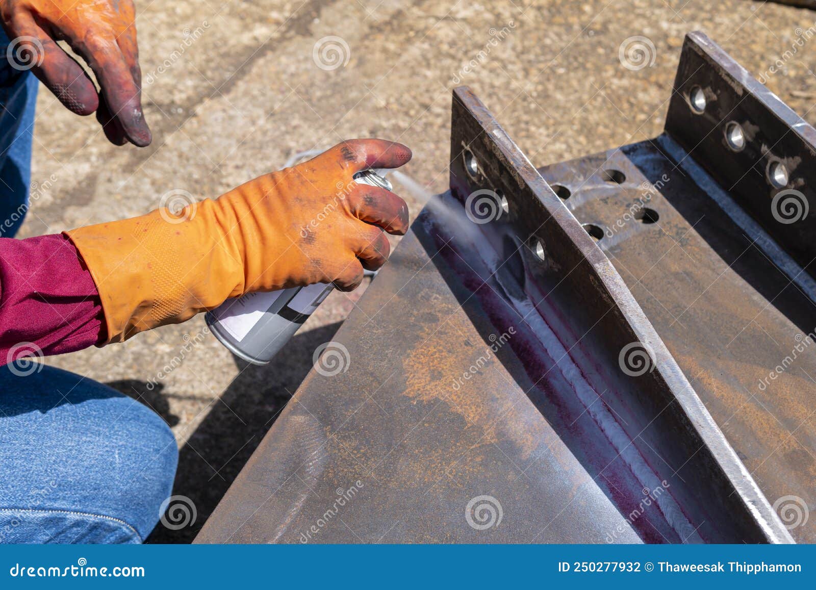 Step Fourth of Doing Penetrant Testing is a Step To Use Developer Spray ...