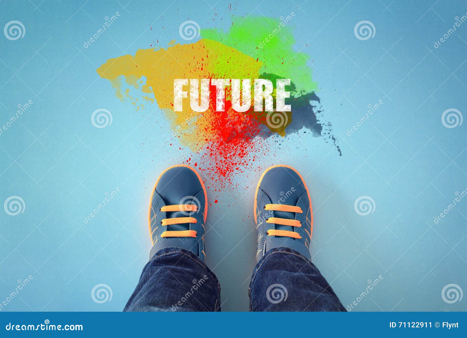 Step into the future stock image. Image of culture, colour - 71122911