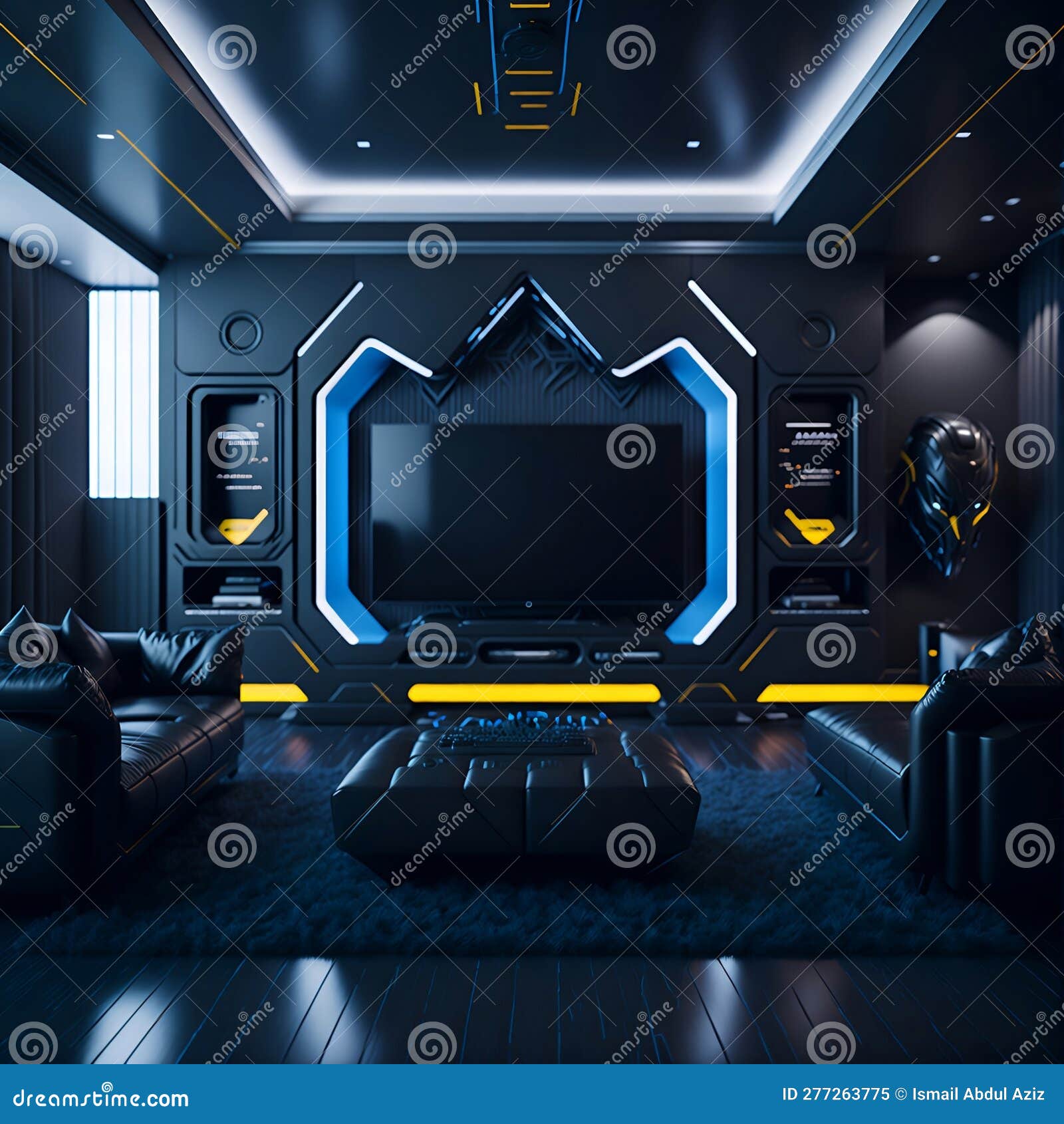 Step into the Future of Gaming with this Amazing Interior Design Stock ...