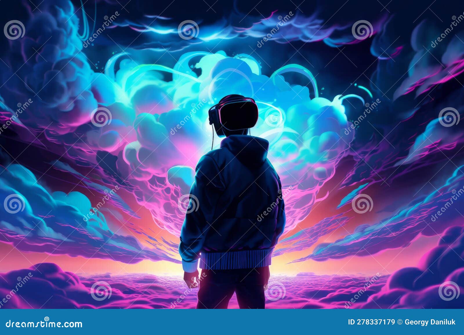 Blockchain Unleashed: Futuristic AR Experience in Hyper Detail Stock ...