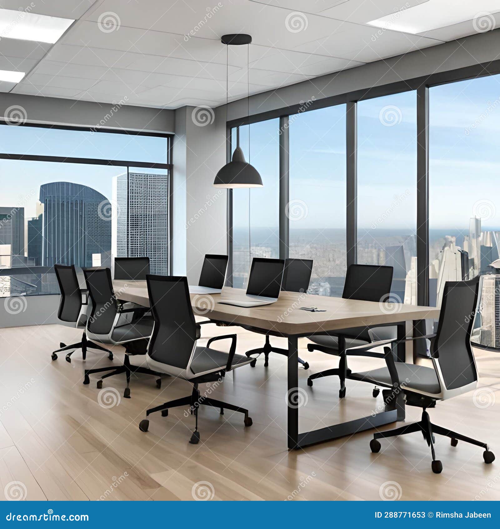 3d Render of Modern Office and Working Space AI GENERATED Stock ...