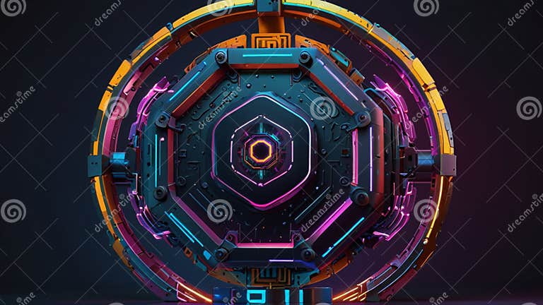 Quantum Interface: the Dawn of Digital Evolution Stock Illustration - Illustration of aesthetics ...