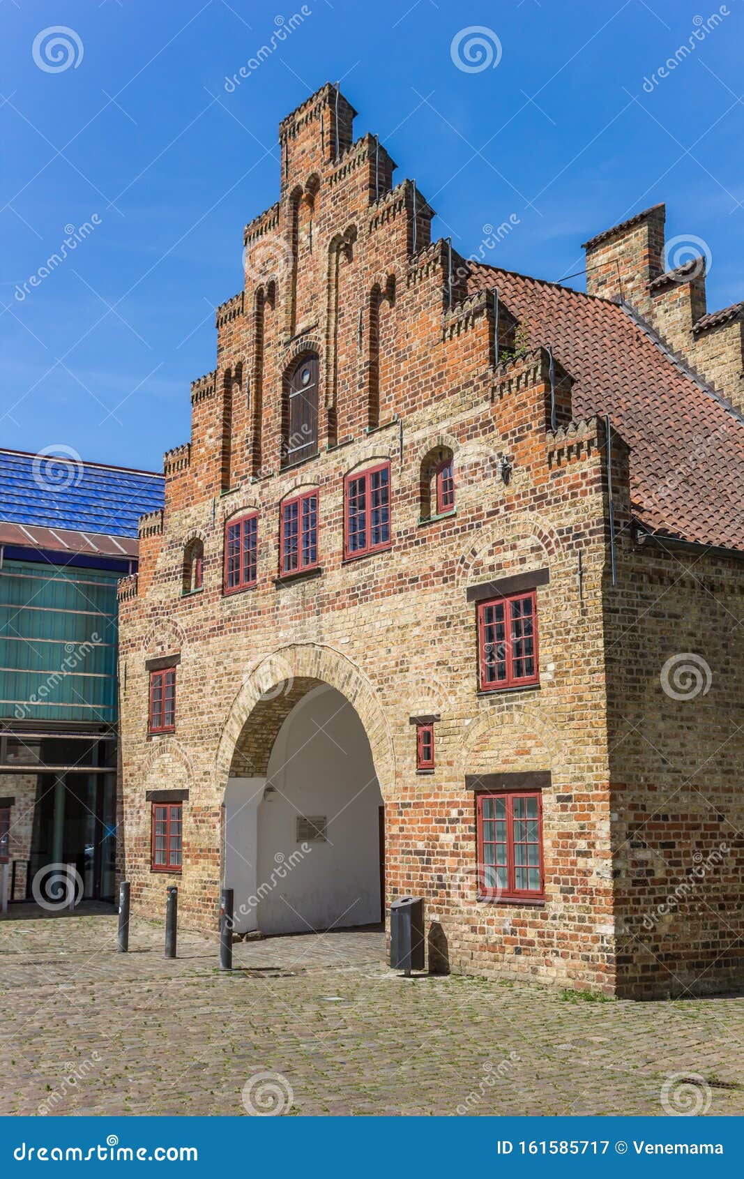 Step Gabel of the Historic City Gate in Flensburg Stock Image - Image ...