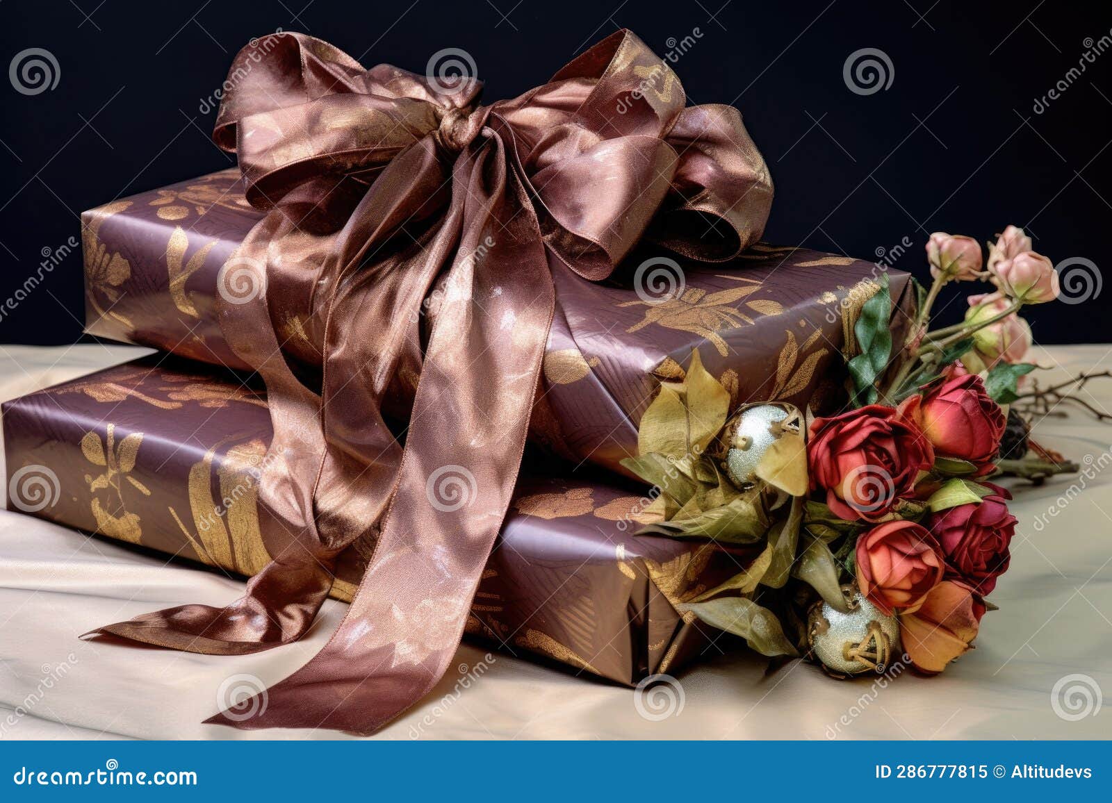 Step-by-step Gift-wrapping Process With Instructional Props Royalty ... Step-by-step Gift-wrapping Process With Instructional Props Royalty ...