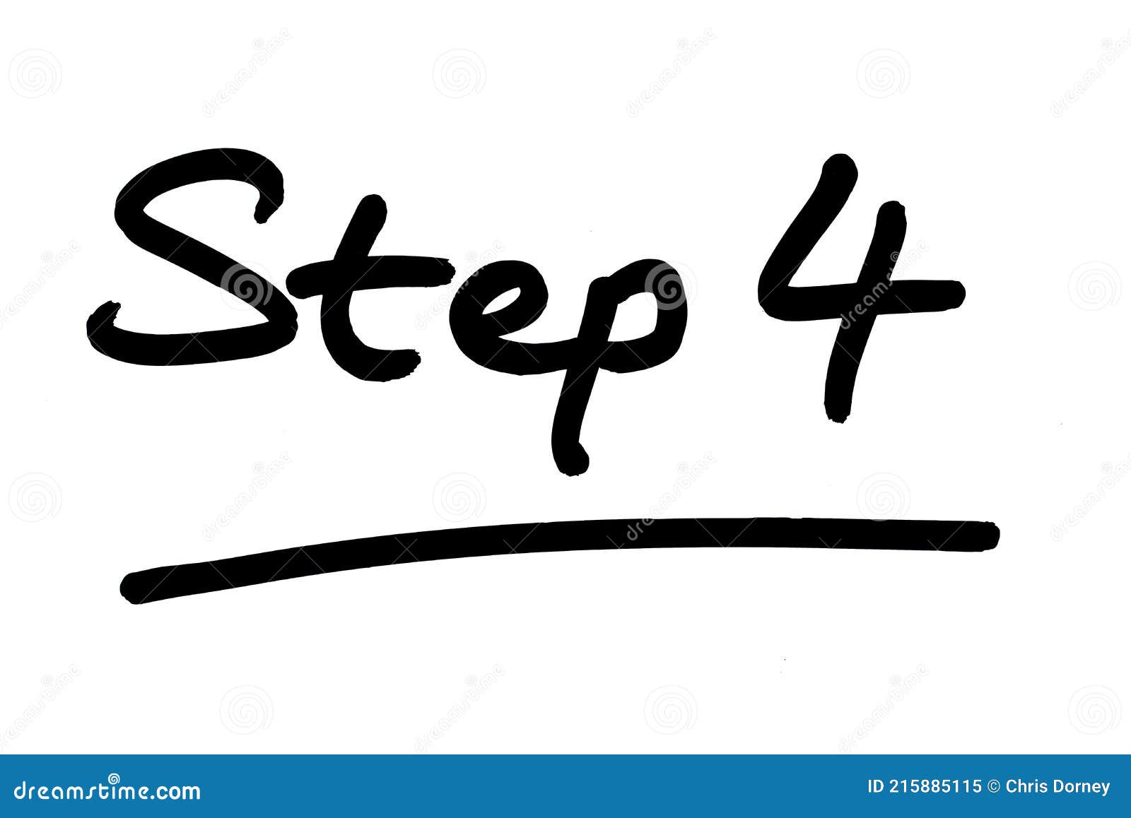 Step 4 stock illustration. Illustration of step, signage - 215885115
