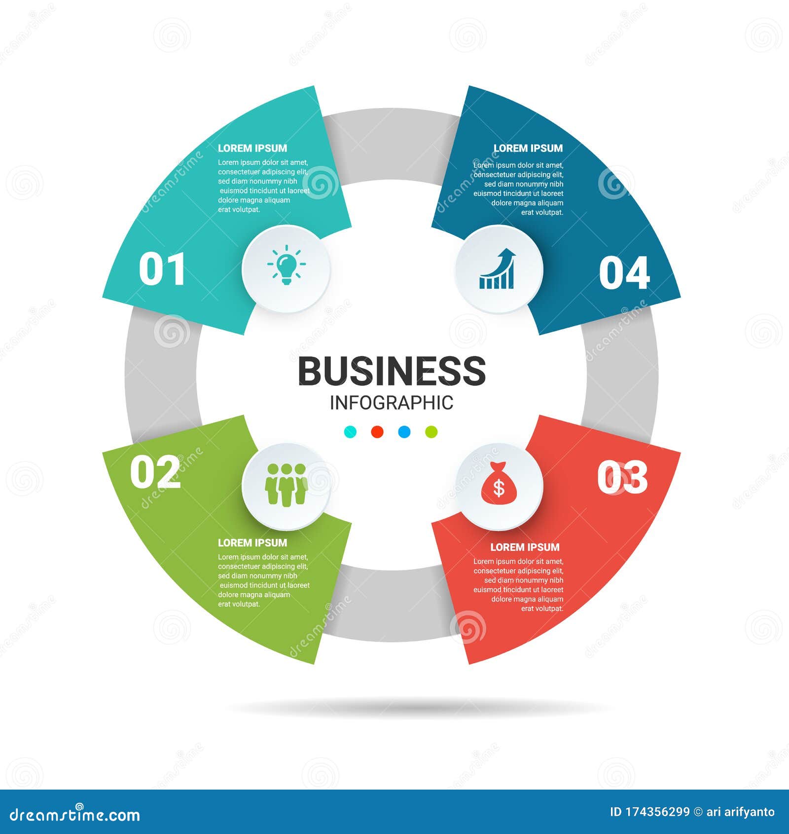 4 Step Infographic Options Circle Diagram Business Options Stock Vector ... 4 Step Infographic Options Circle Diagram Business Options Stock Vector ...