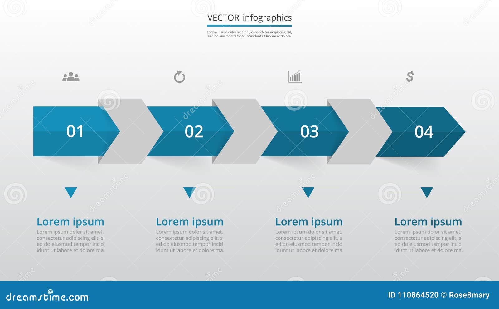 Step 3D Infographic. Timeline Graph Chart, Workflow Business ...