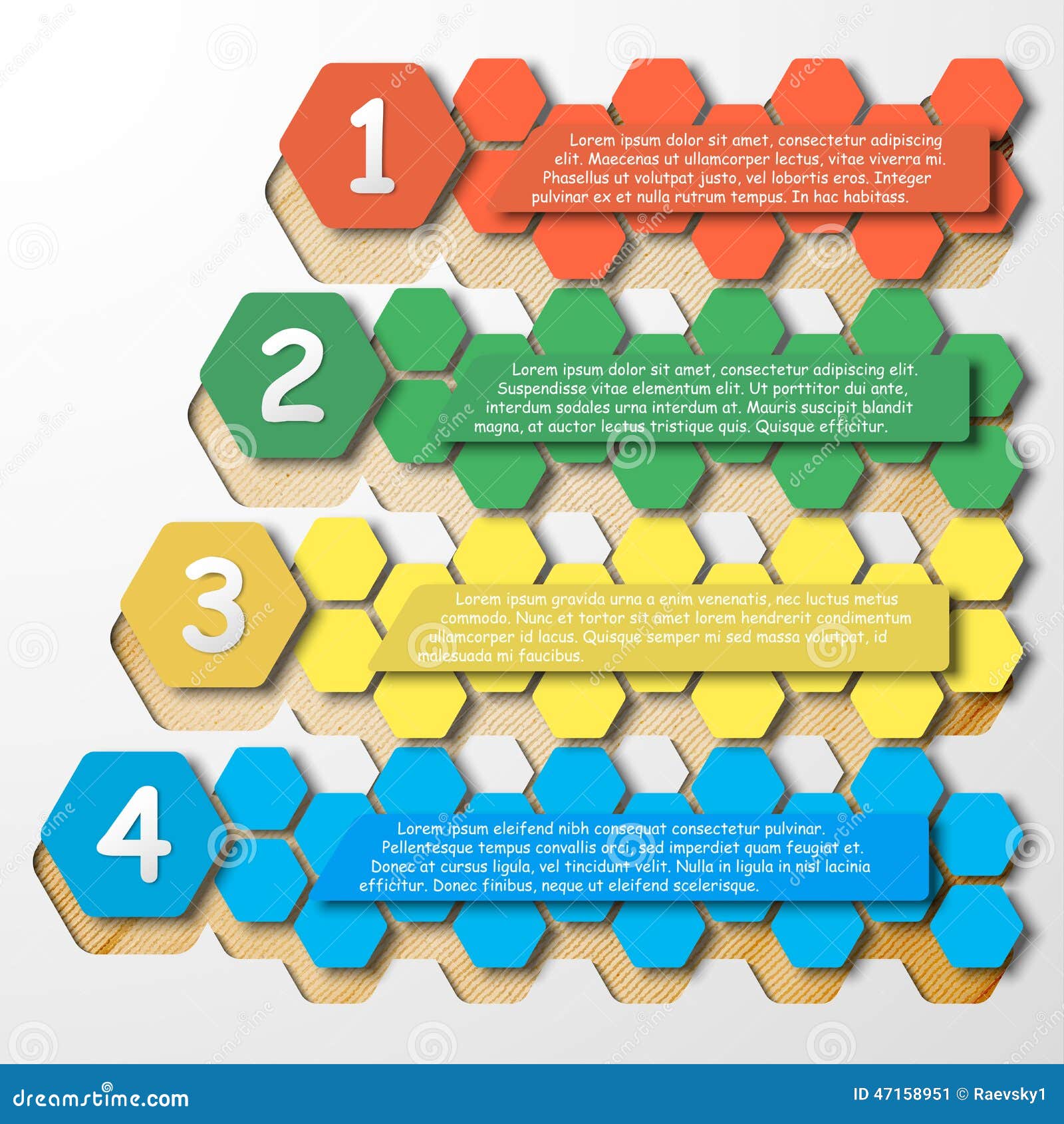 Step Infographics, Color Template Vector for Stock Vector ...