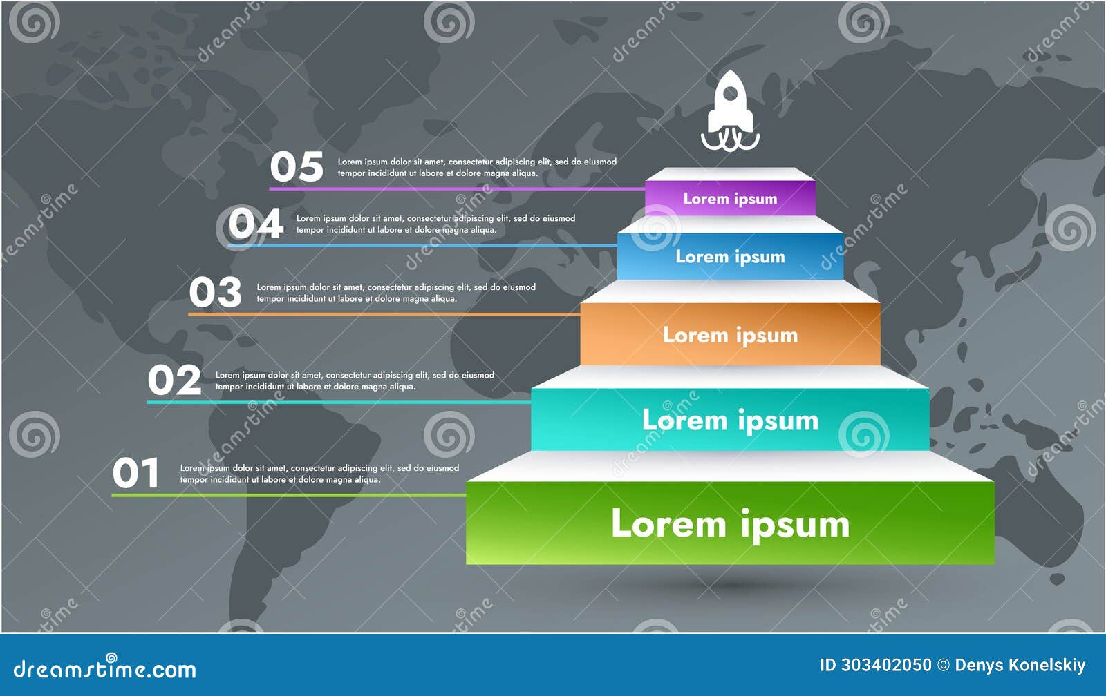 Step-by-step Infographics for Defining Strategies, Analysis and ...
