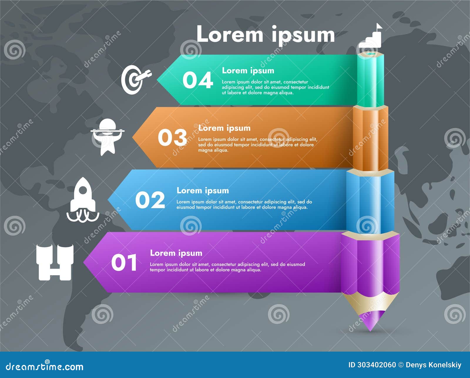 Step-by-step Infographics for Defining Strategies, Analysis and ...