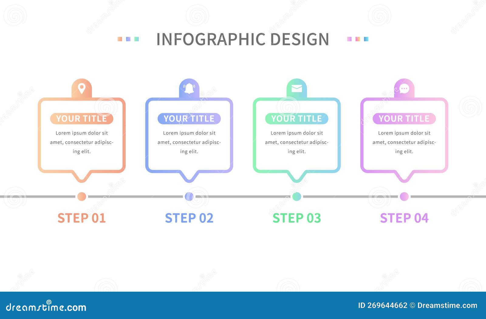 Modern Style Business Infographic with a Timeline Template To Introduce ...