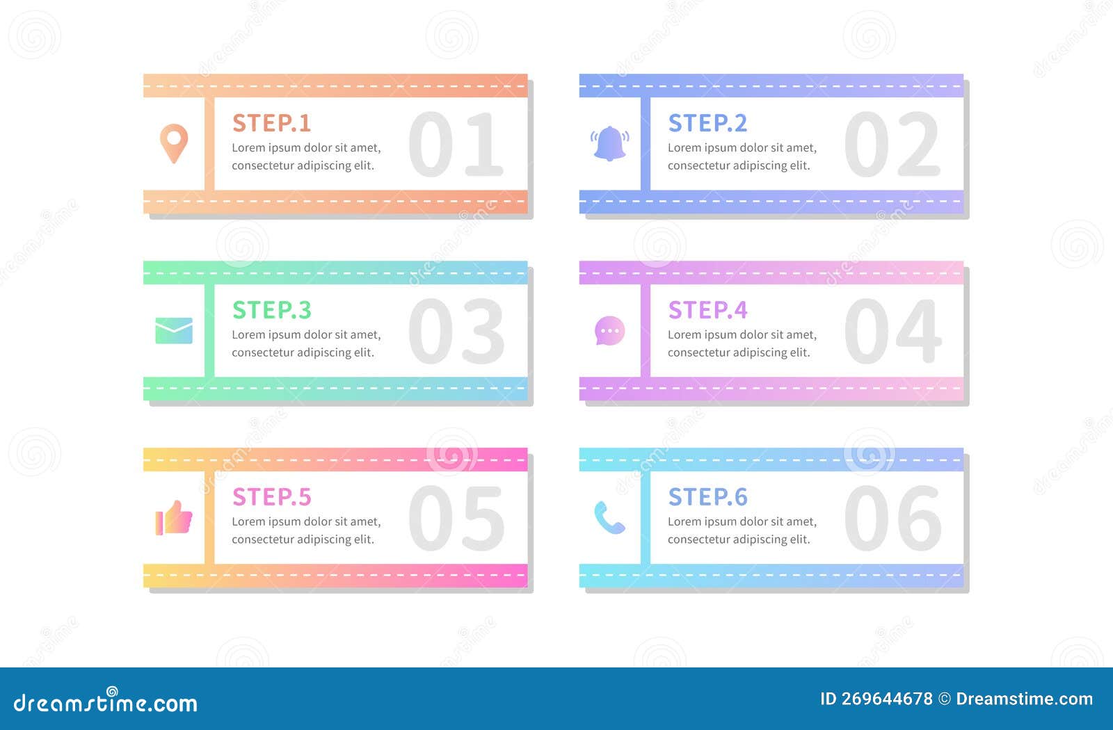 A Business Infographic of the Ticket Pattern, a Diagram Template Used ...