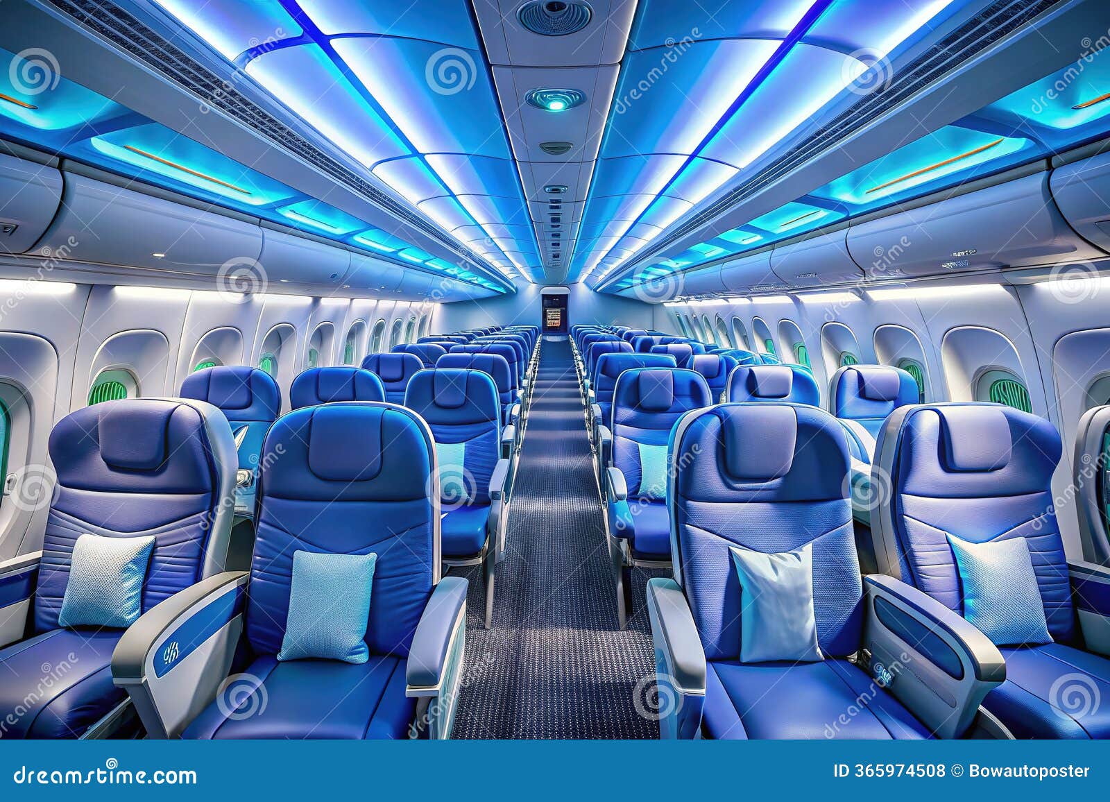 Boeing 747 Commercial Transcontinental Passenger Plane. Stock ...