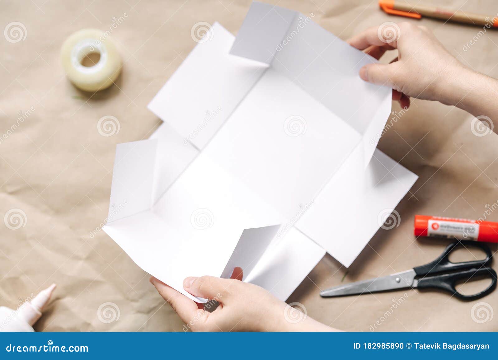 Step by Step Instruction for Creating Boxes, Step 3. Children`s ...