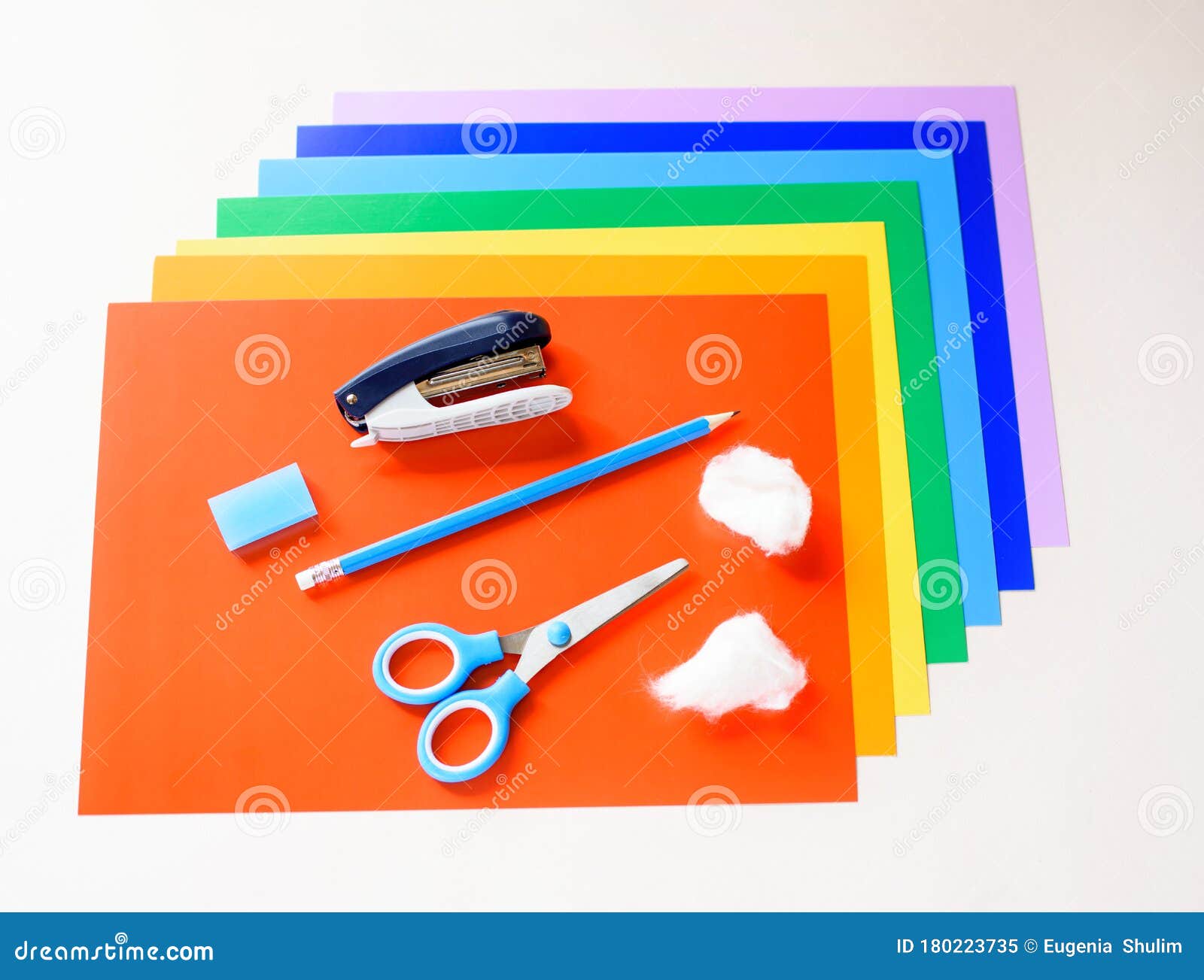 Step-by-step Instruction To Create a Rainbow of Colored Paper ...