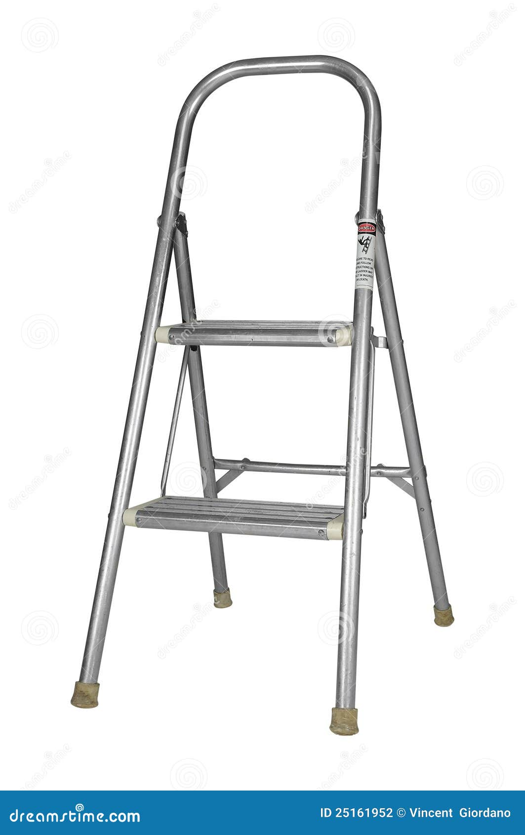 Step Ladder stock photo. Image of platform, worn, isolated - 25161952