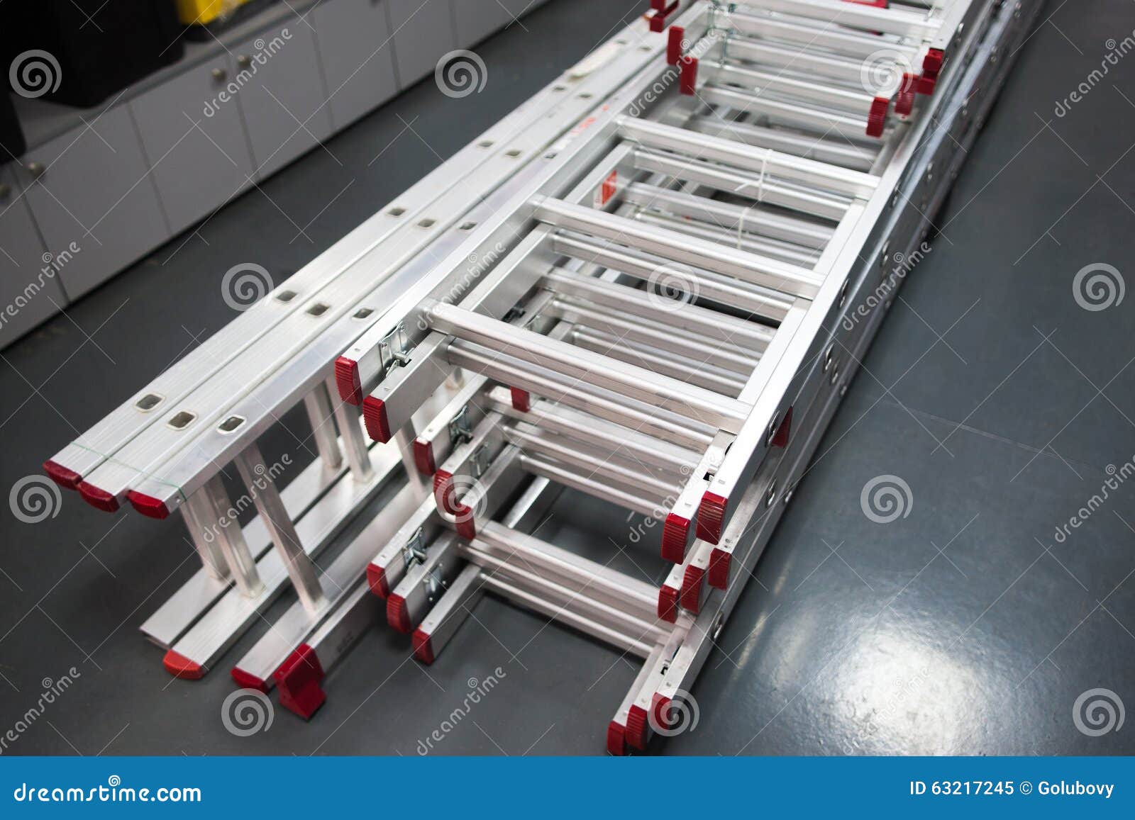 Step Ladder Display on Tool Store (shop) Stock Image - Image of home ...