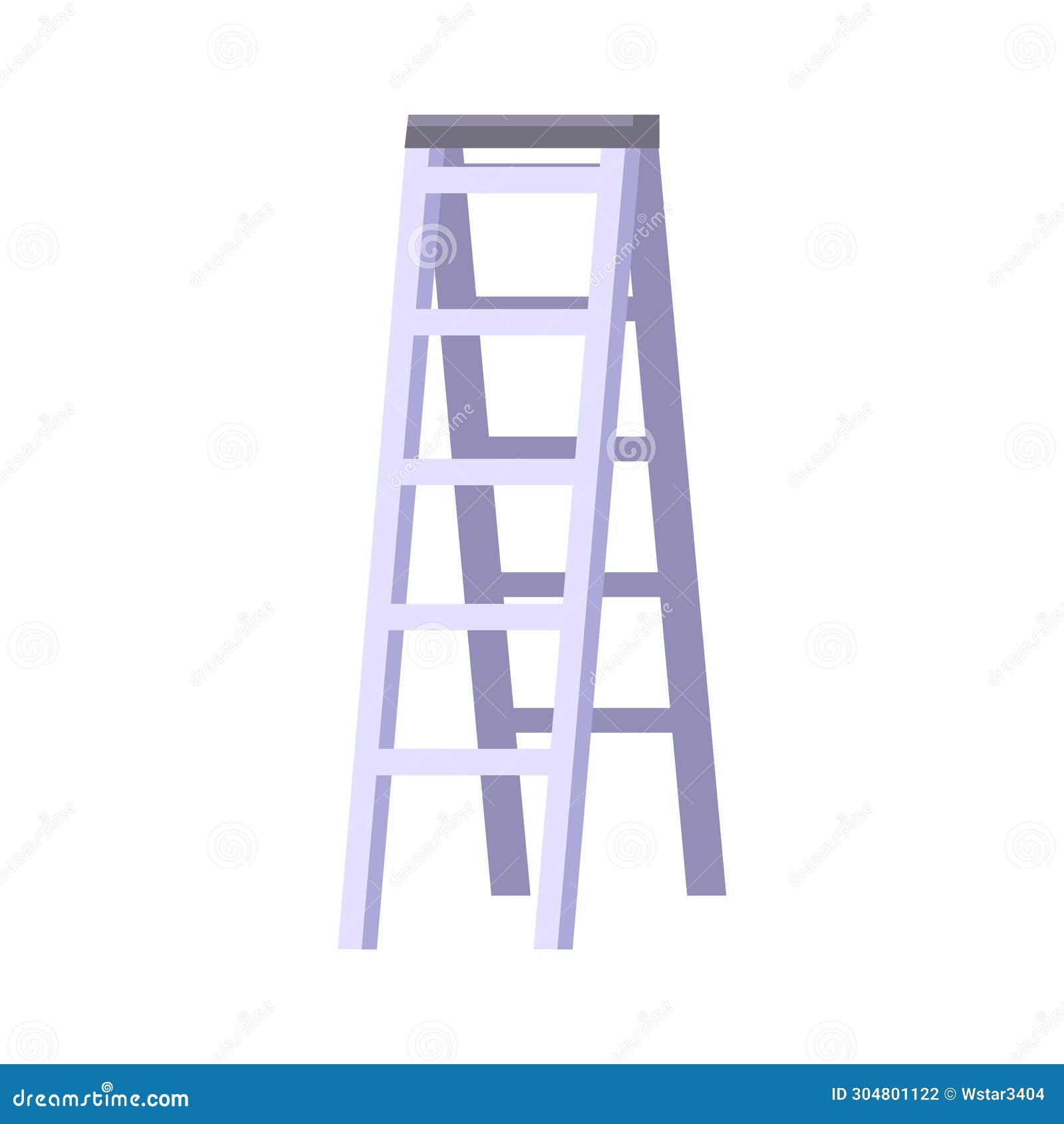 Step Ladder Icon Vector Illustration Stock Vector - Illustration of ...