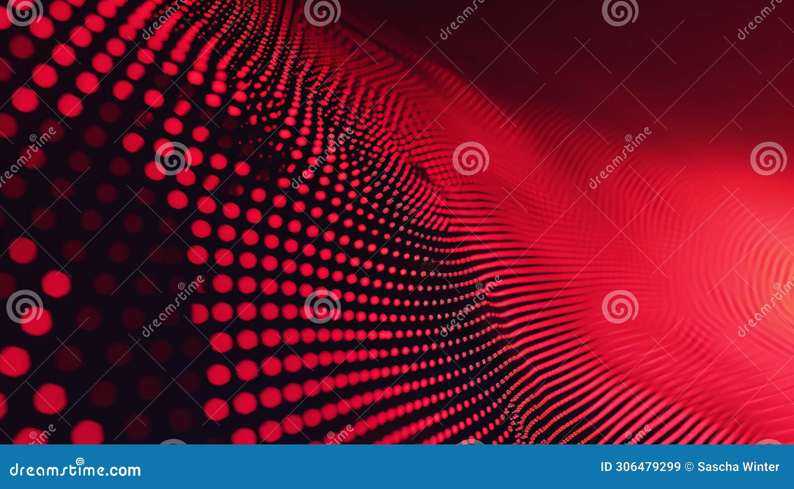 Retro Red Glitchscape: Pixel Fusion Stock Illustration - Illustration ...
