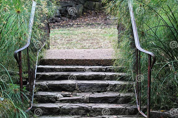 Step into nature stock image. Image of centennial, railing - 164702895