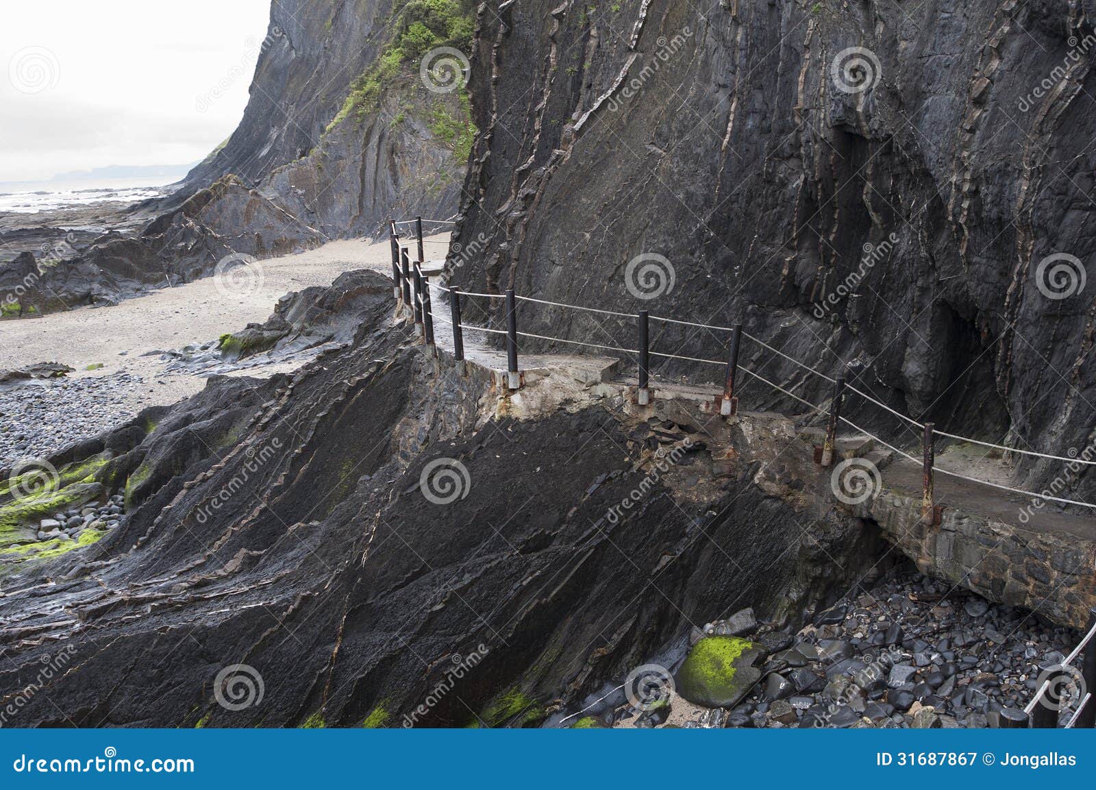 Step off the cliff stock image. Image of rocks, coast - 31687867