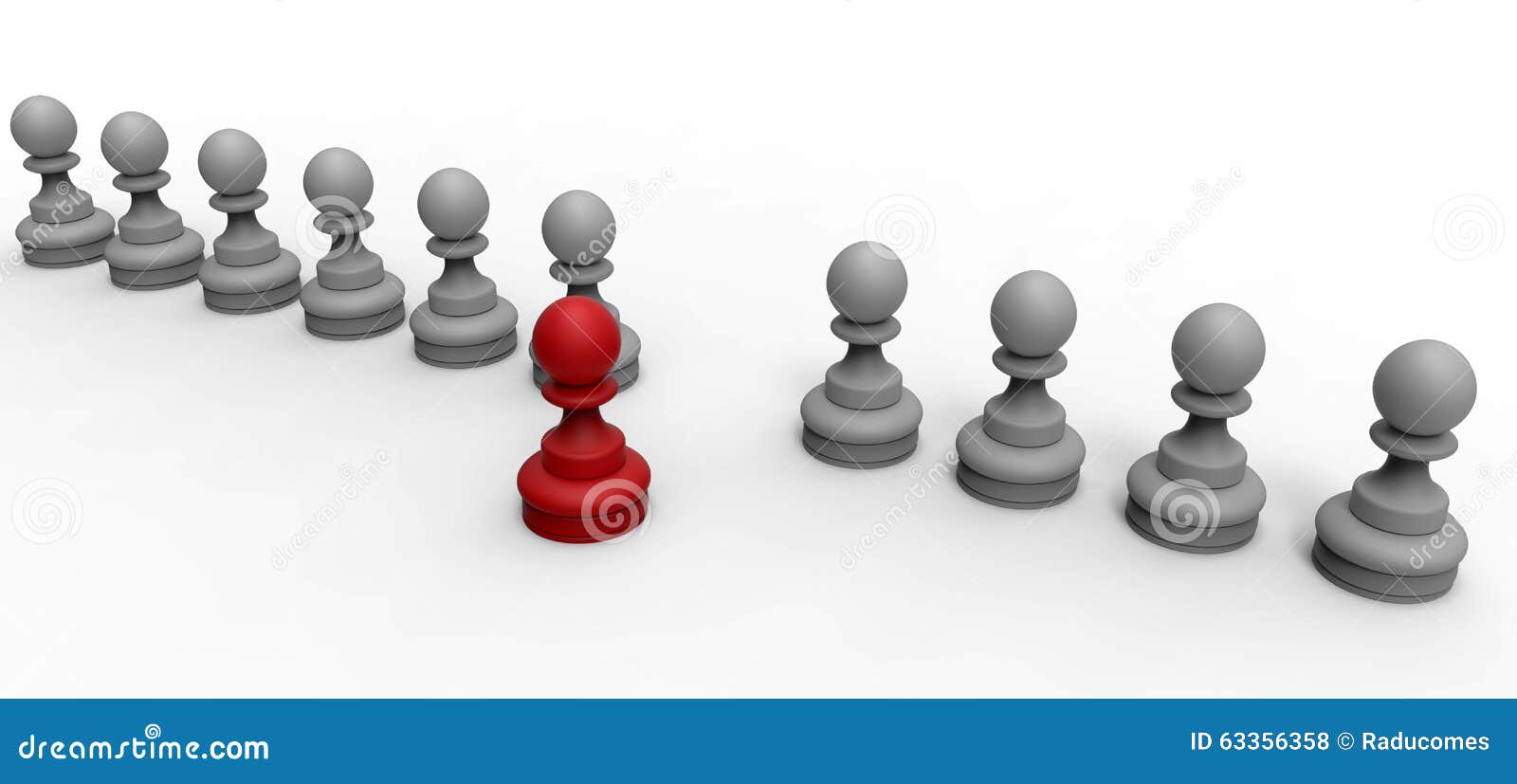 Step out of line concept stock illustration. Illustration of ...