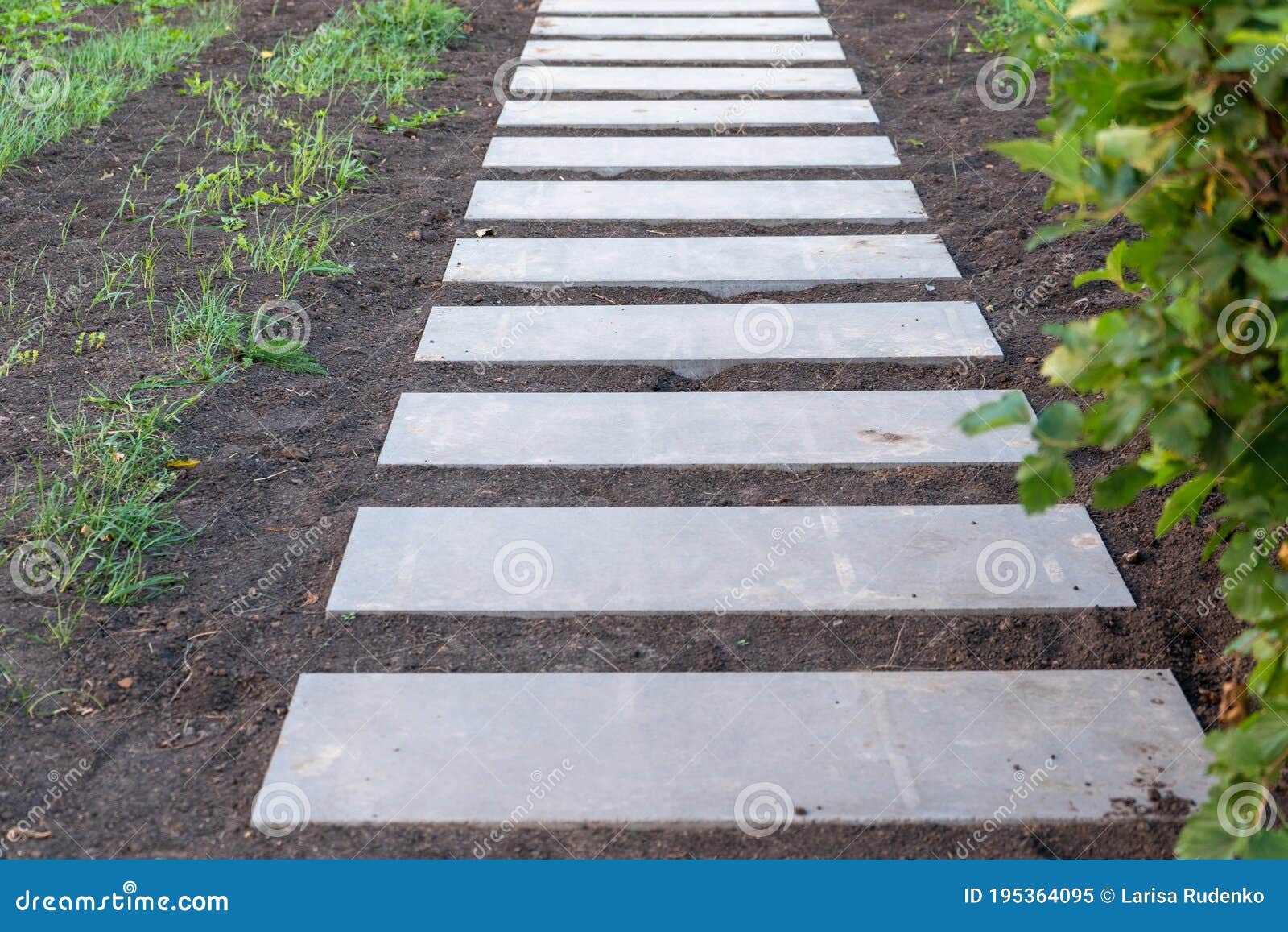 Step Path Made of Concrete Slabs in the Park. Step-by-step Concrete ... Step Path Made of Concrete Slabs in the Park. Step-by-step Concrete ...