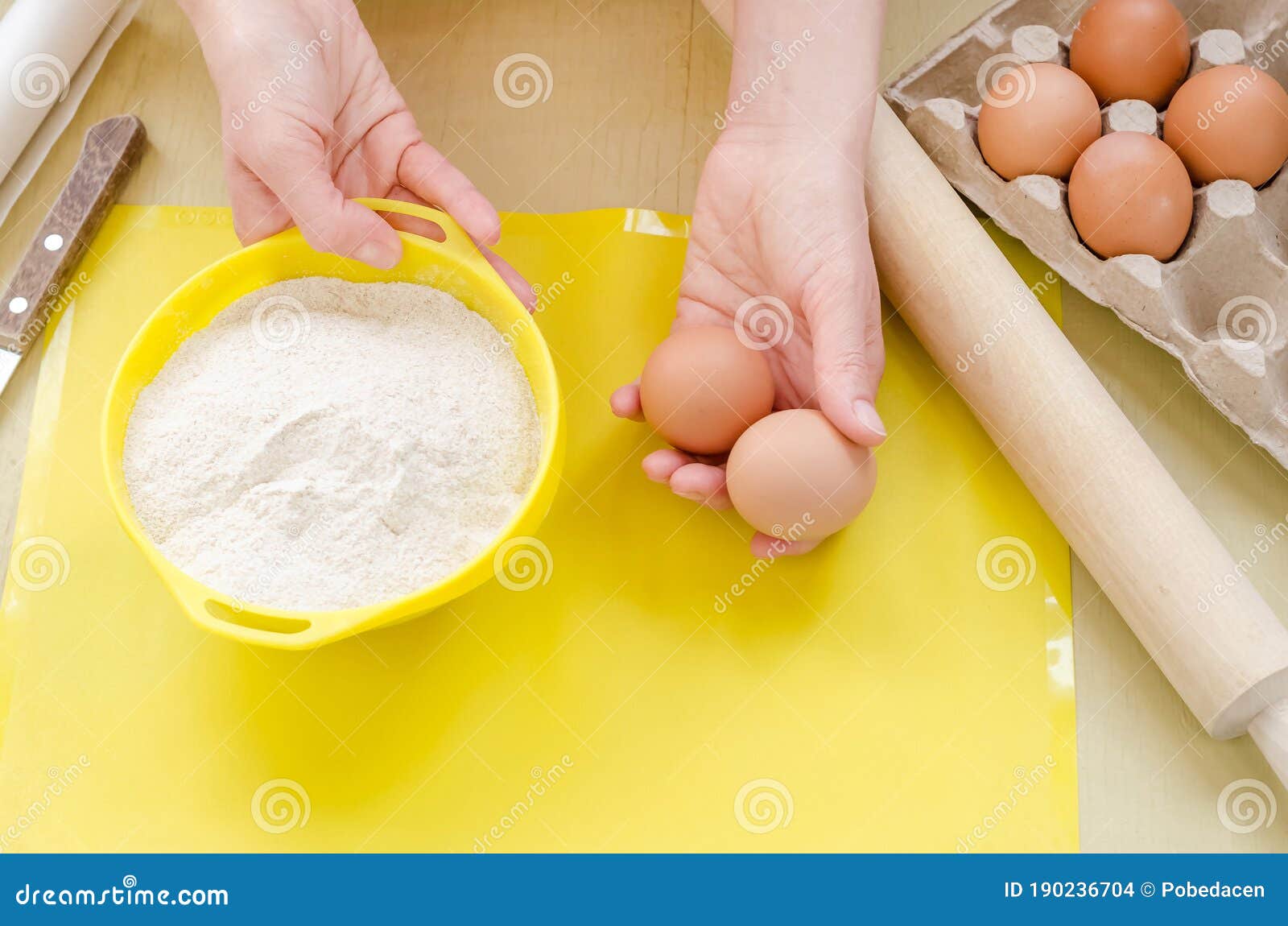 Step by Step Preparation of Fresh Hand-made Pasta. Step 1 - Preparation ...