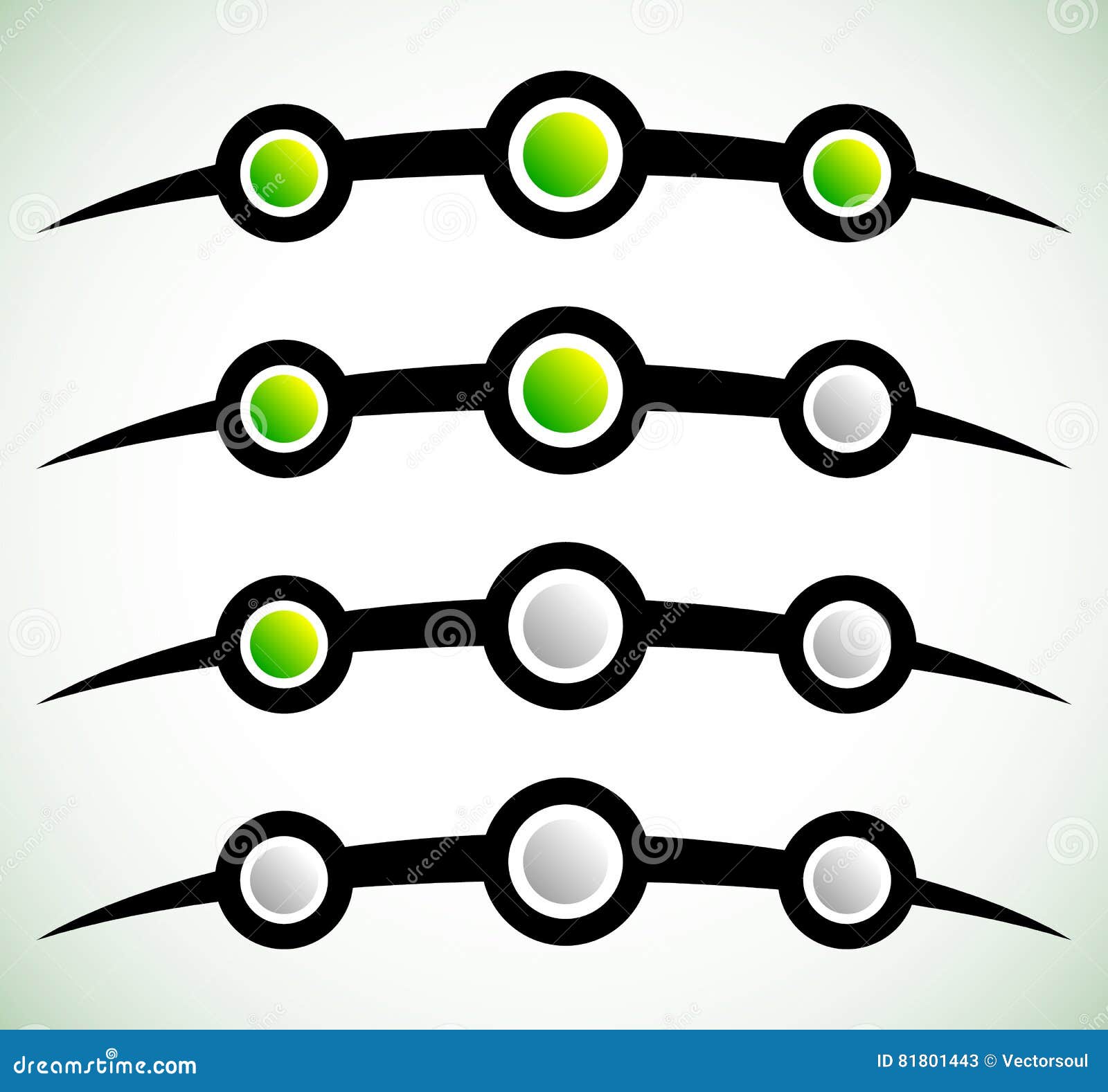 5-step Progress, Step Indicators. Swap Colors Easily Vector ... 5-step Progress, Step Indicators. Swap Colors Easily Vector ...