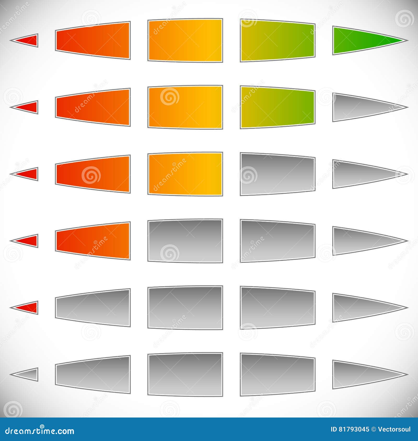 5-step Progress, Step Indicators. Swap Colors Easily Stock Vector ... 5-step Progress, Step Indicators. Swap Colors Easily Stock Vector ...